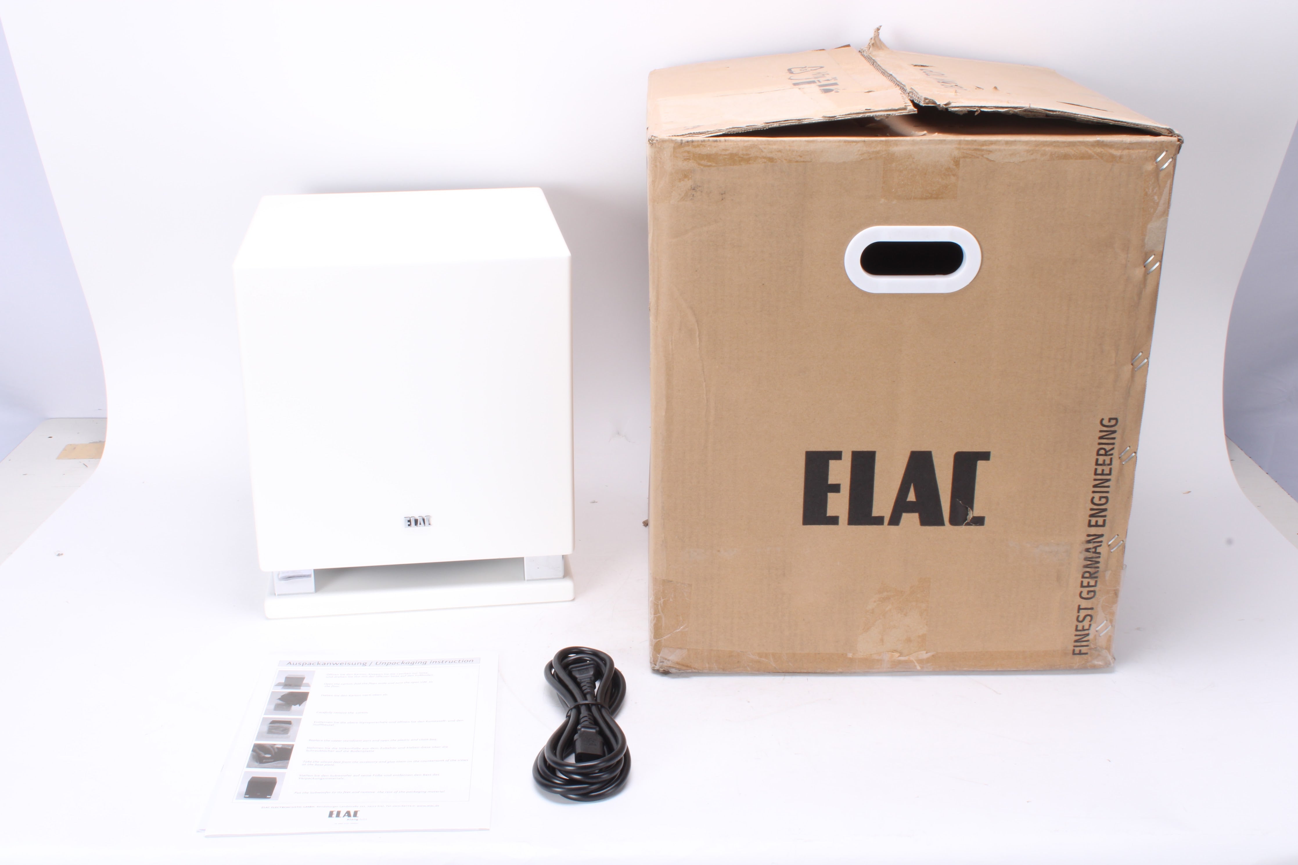 ELAC SUB 2030 High Performance Subwoofer With Power Supply and User Do ...