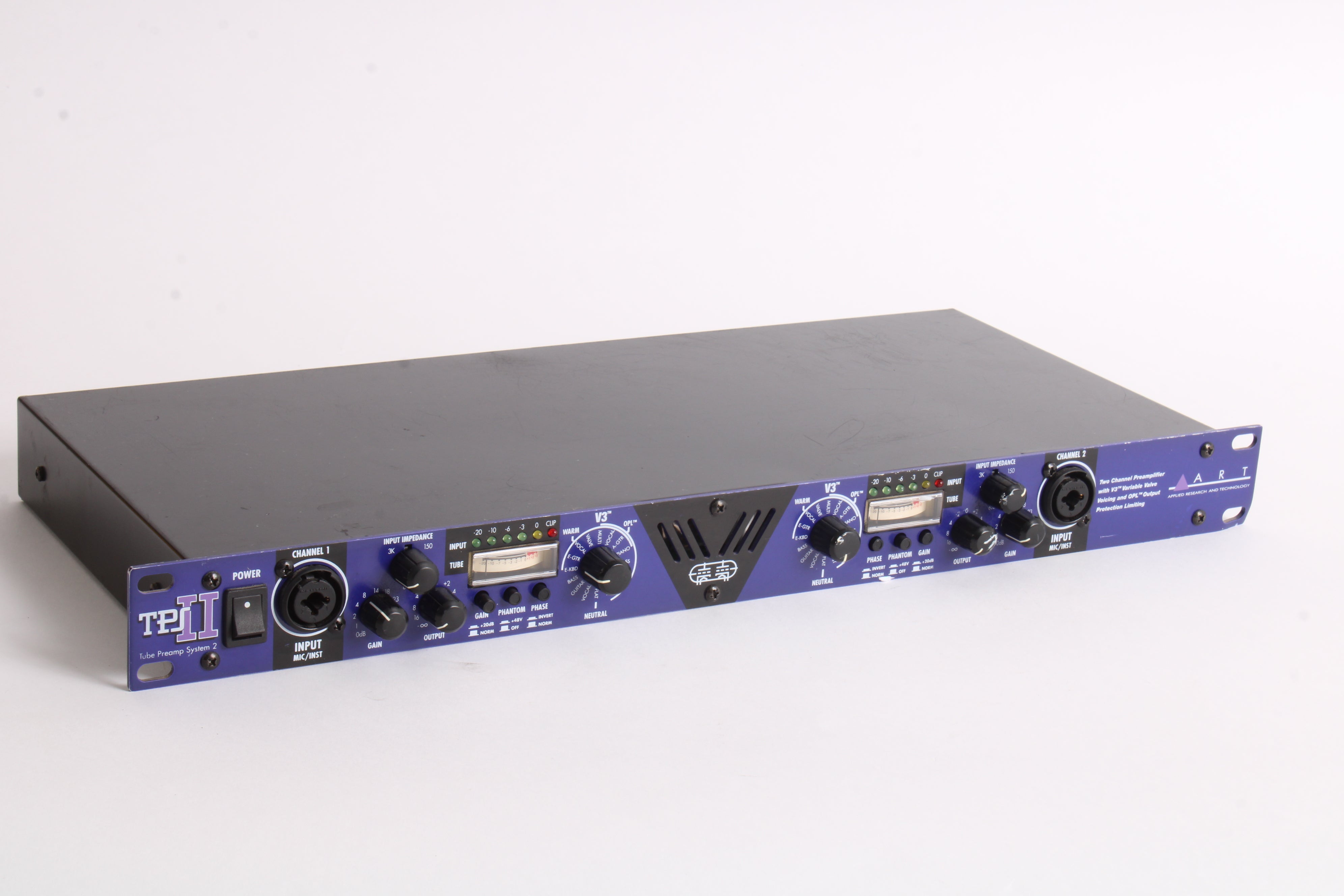 ART TPS II 2-Channel Variable Impedance Tube Preamplifier System – NTC Tech