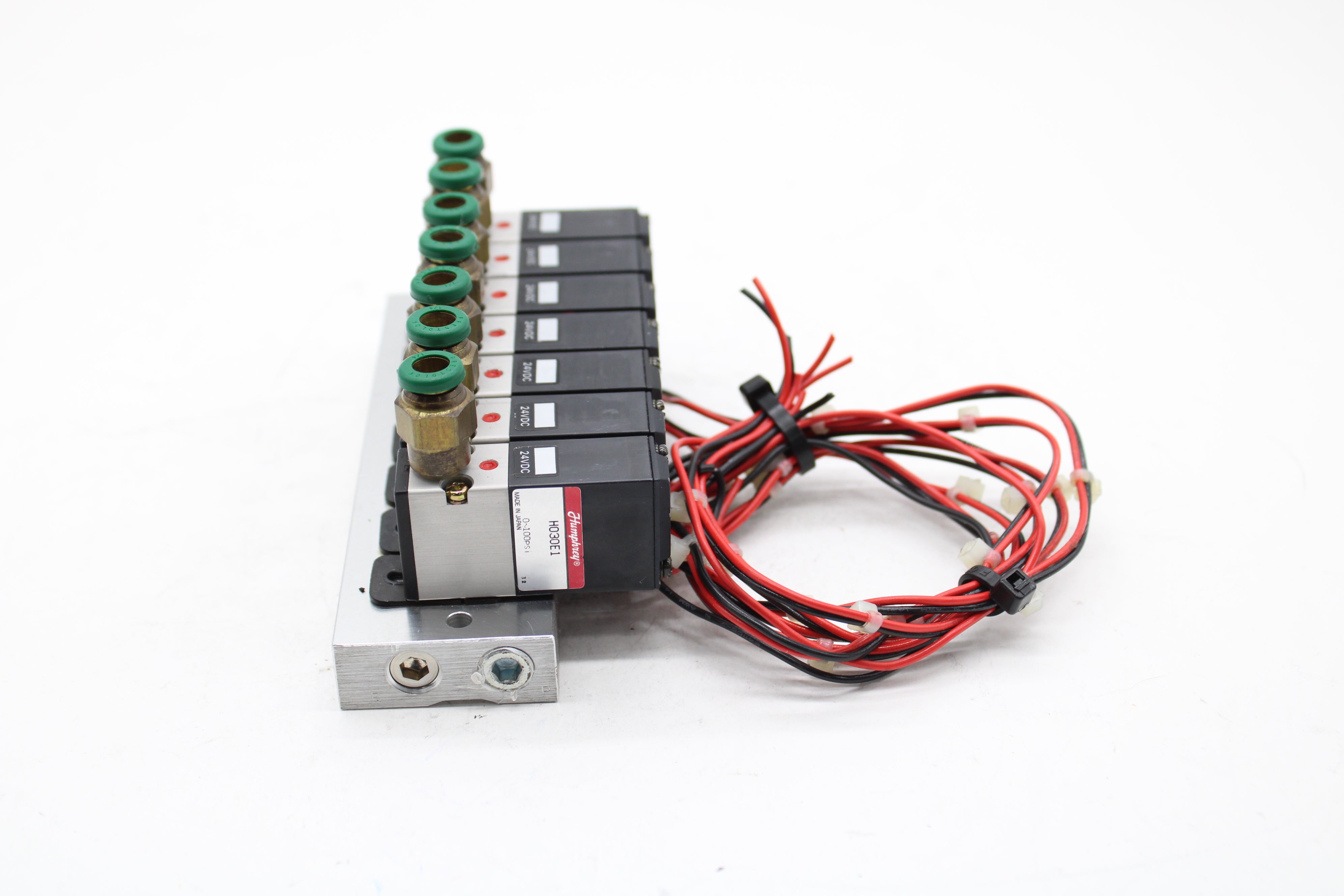 Humphrey 7x: H030E1 Solenoid Valve w/ HYM7F01 Manifold 24VDC 0-100 PSI – NTC Tech