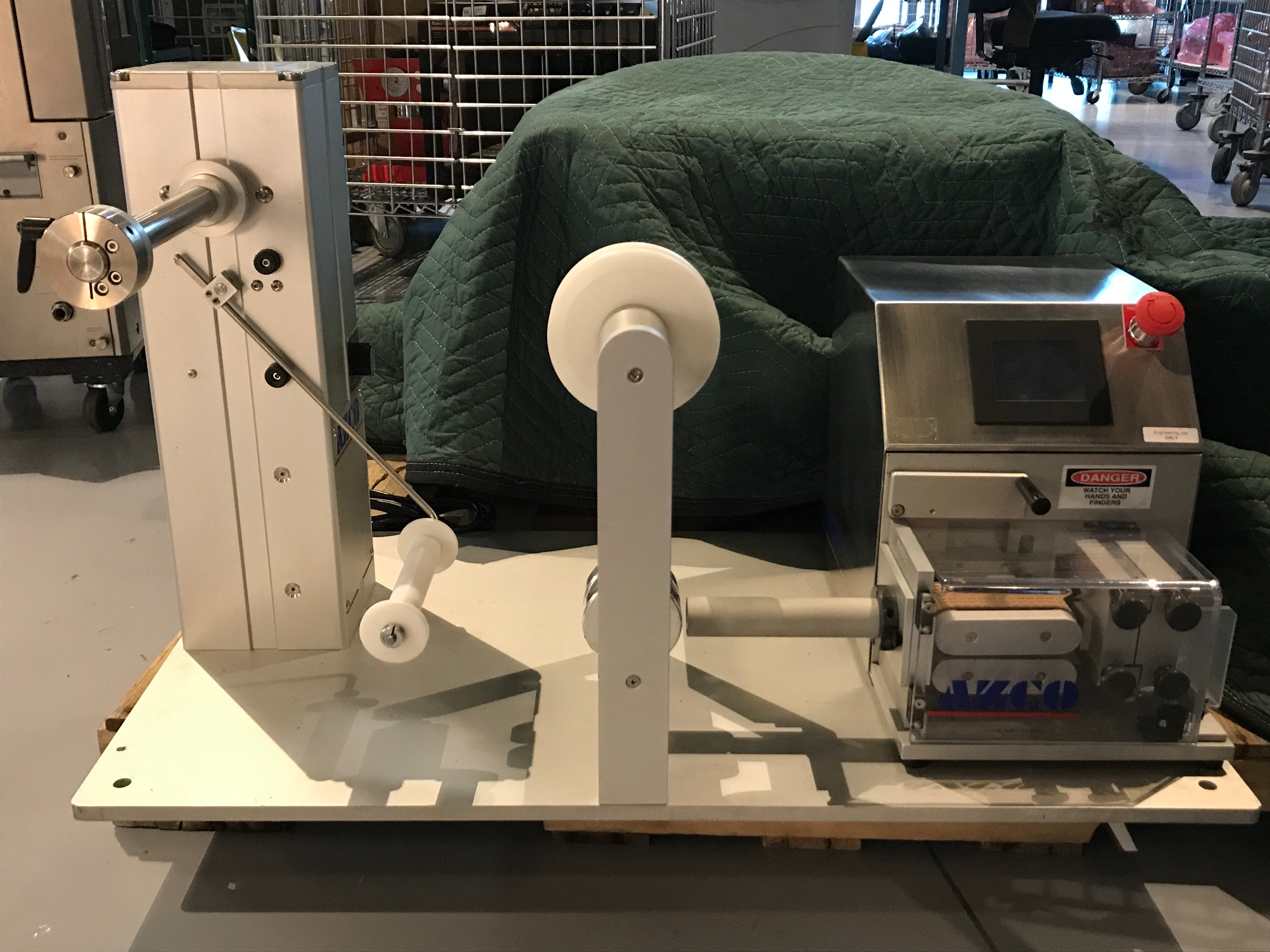 AZCO PC-25 Automatic Bench Top Tubing Cutter w/ Unwind & Baseplate Pac ...