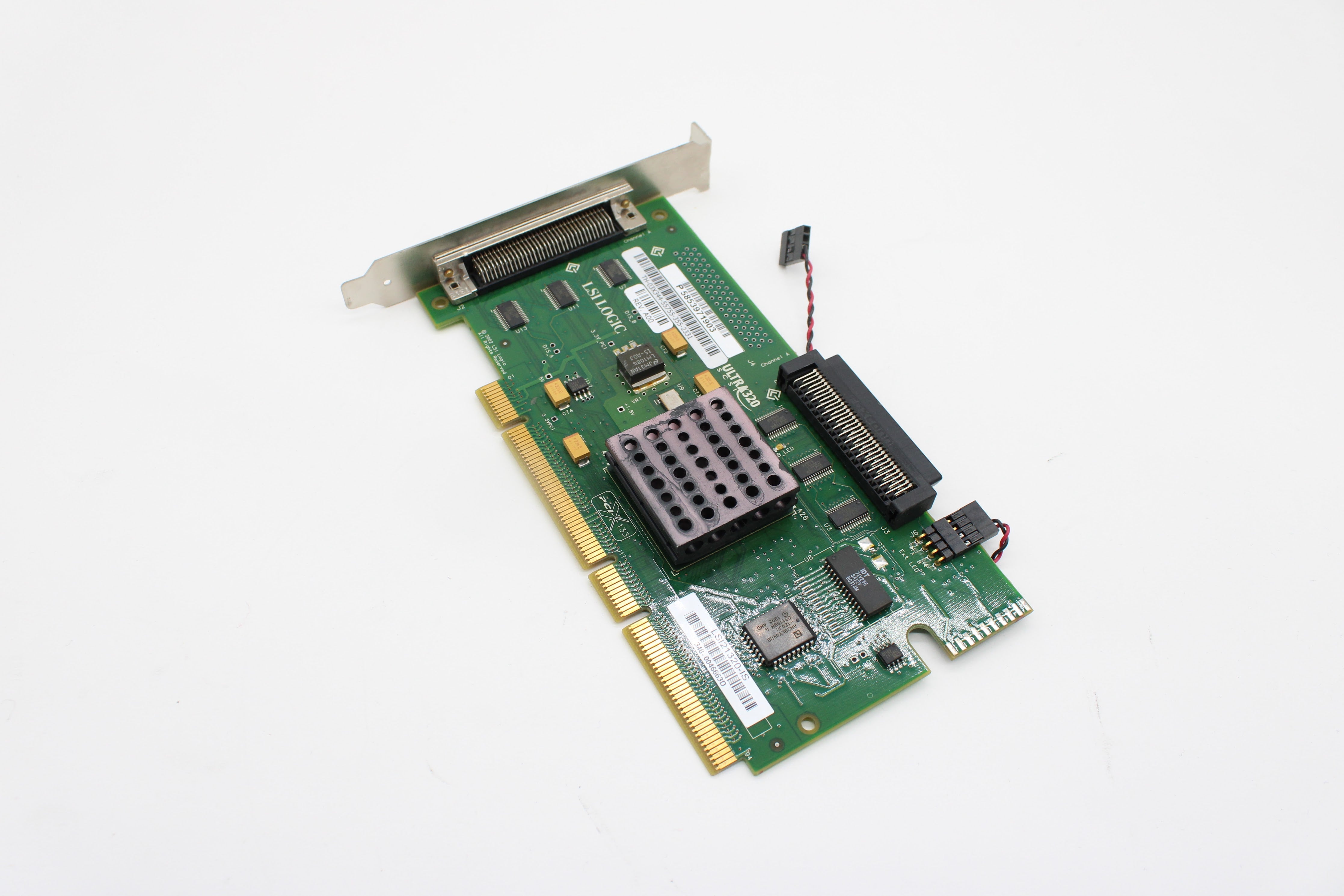 LSI Ultra 320 SCSI Controller Dual Channel Raid Controller Card LSI213 ...