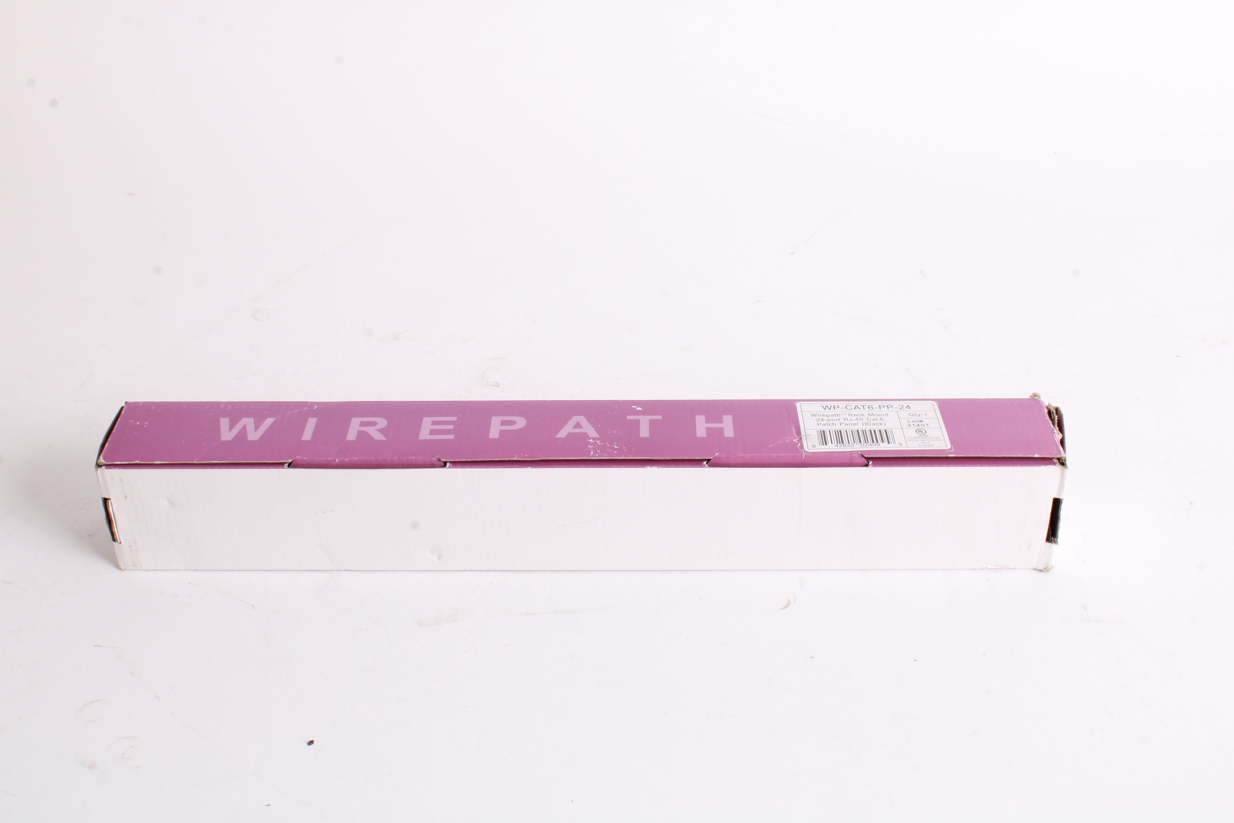 Wirepath WP-CAT6-PP-24 Rack Mount 24-Port RJ-45 CAT 6 Patch Panel 8428 ...
