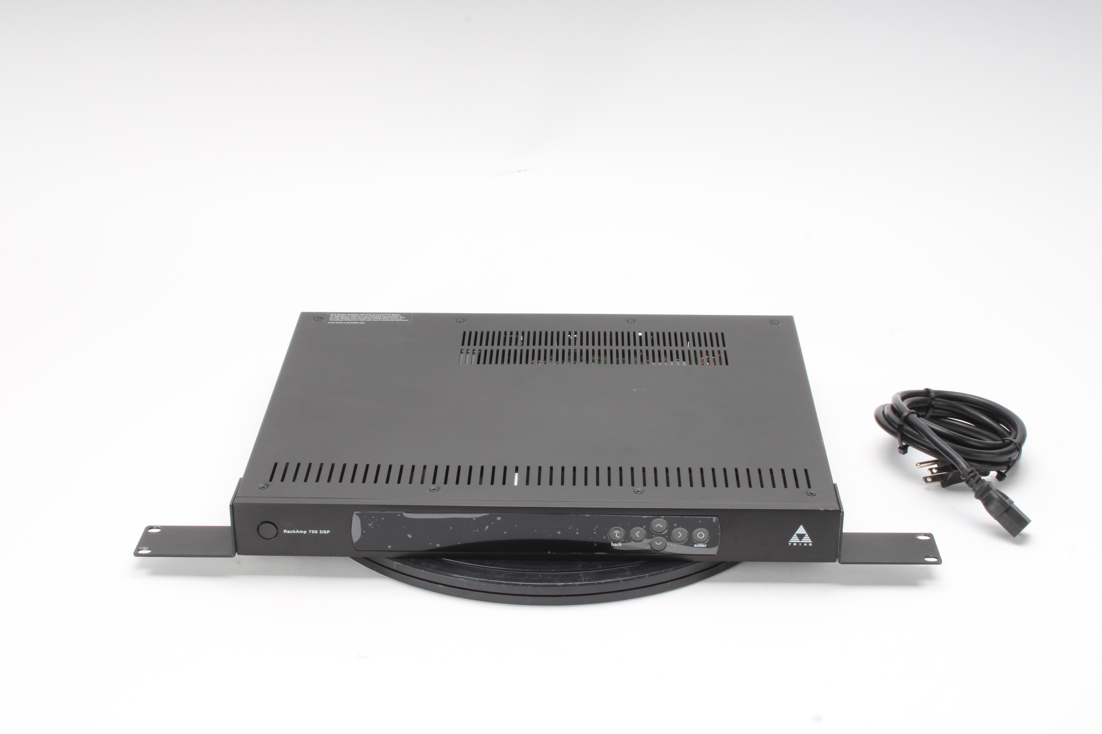 Triad RackAmp 700 DSP Subwoofer Amplifier With Rack Ears and Power Cab ...