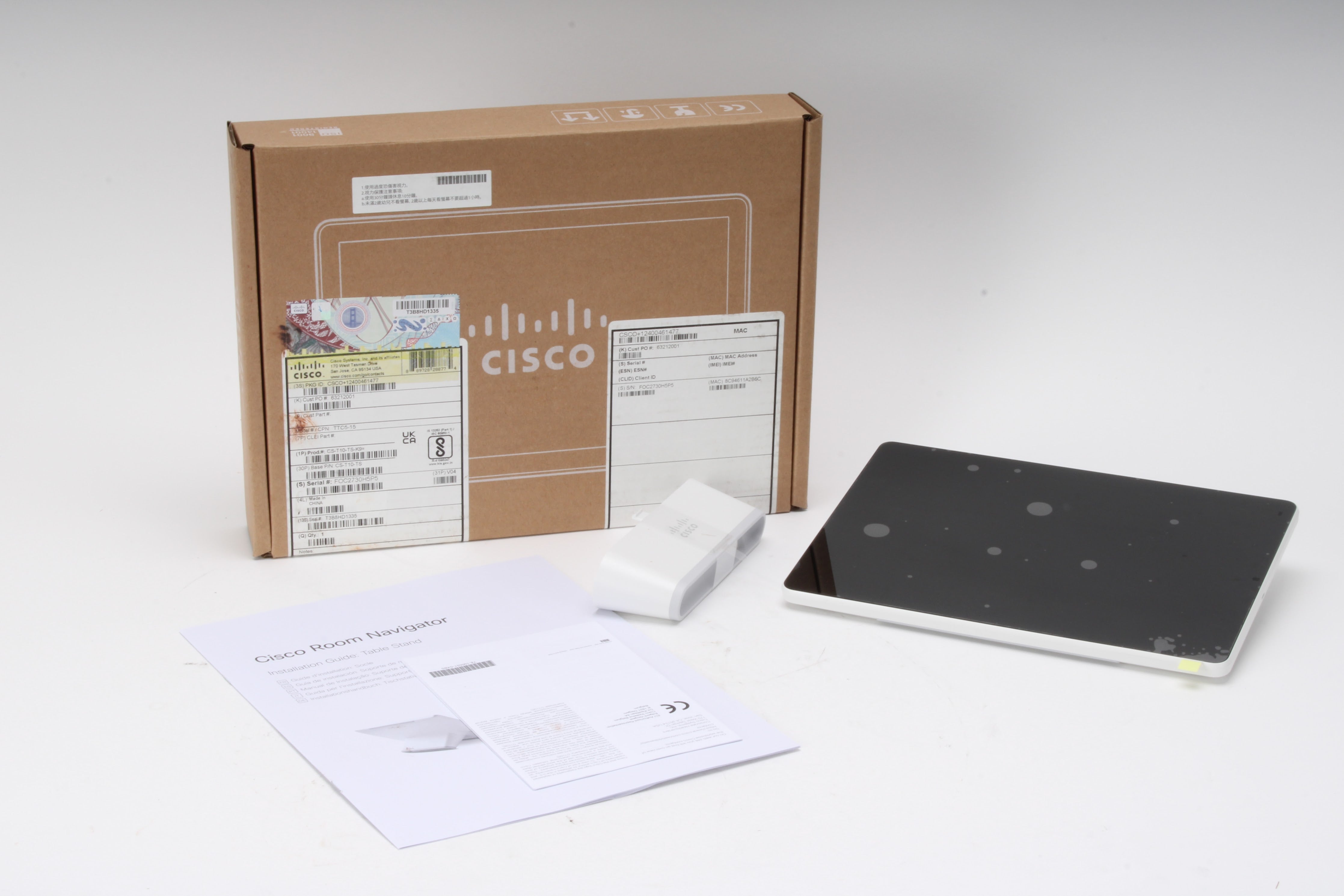 Cisco TTC5-15 Webex Room Navigator CS-T10-TS-K9 - New Open Box – NTC Tech