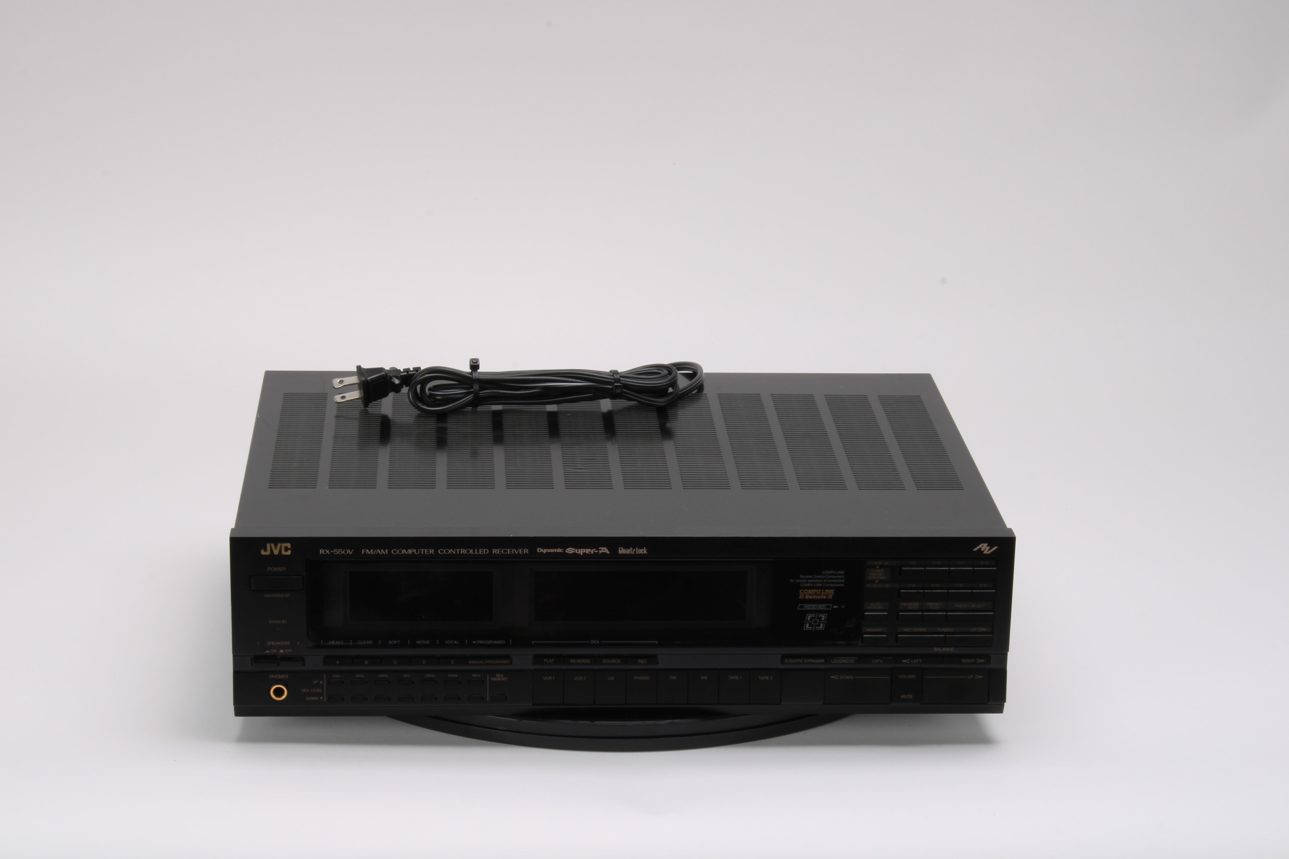 JVC RX-550VBK Computer Controlled Stereo Receiver – NTC Tech