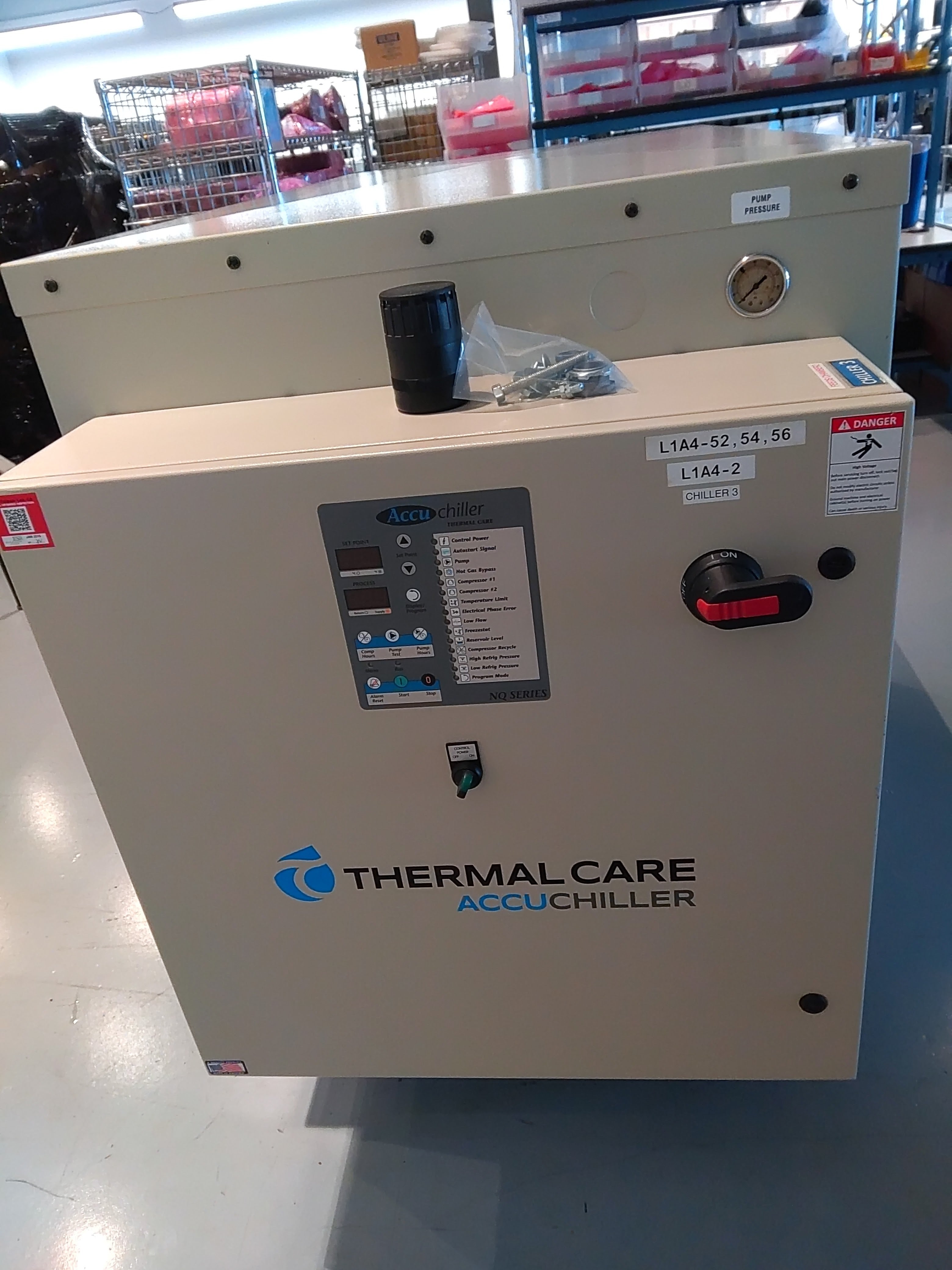 Thermal Care NQR10 Accu Chiller w/ LAVB-12310KA PUB311-SSTST Fan Conde ...