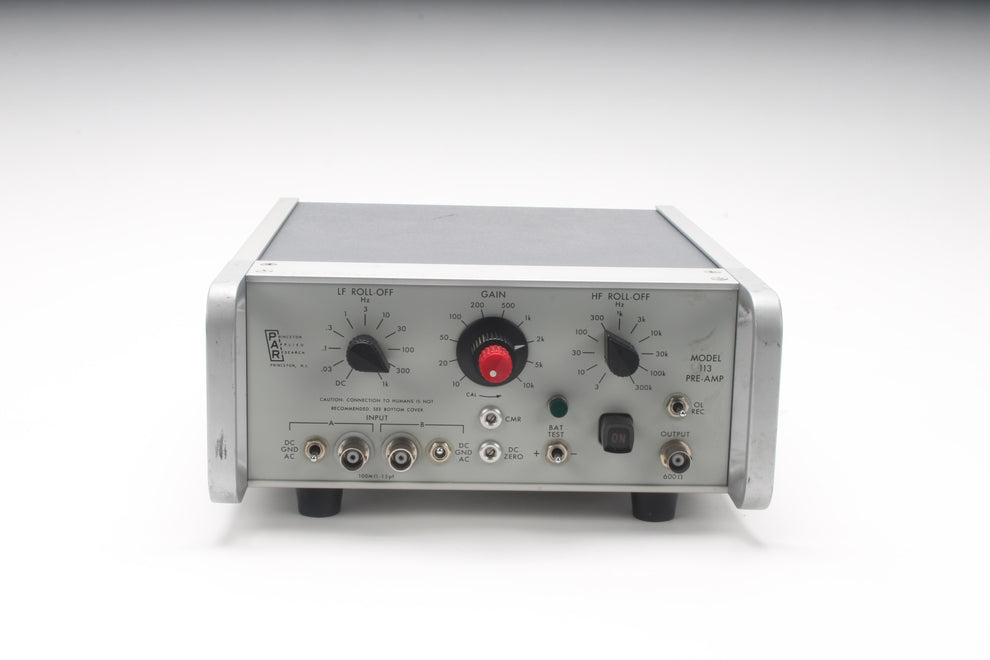 Princeton Applied Research 113 Low Noise Preamplifier Pre-Amp - AS IS ...