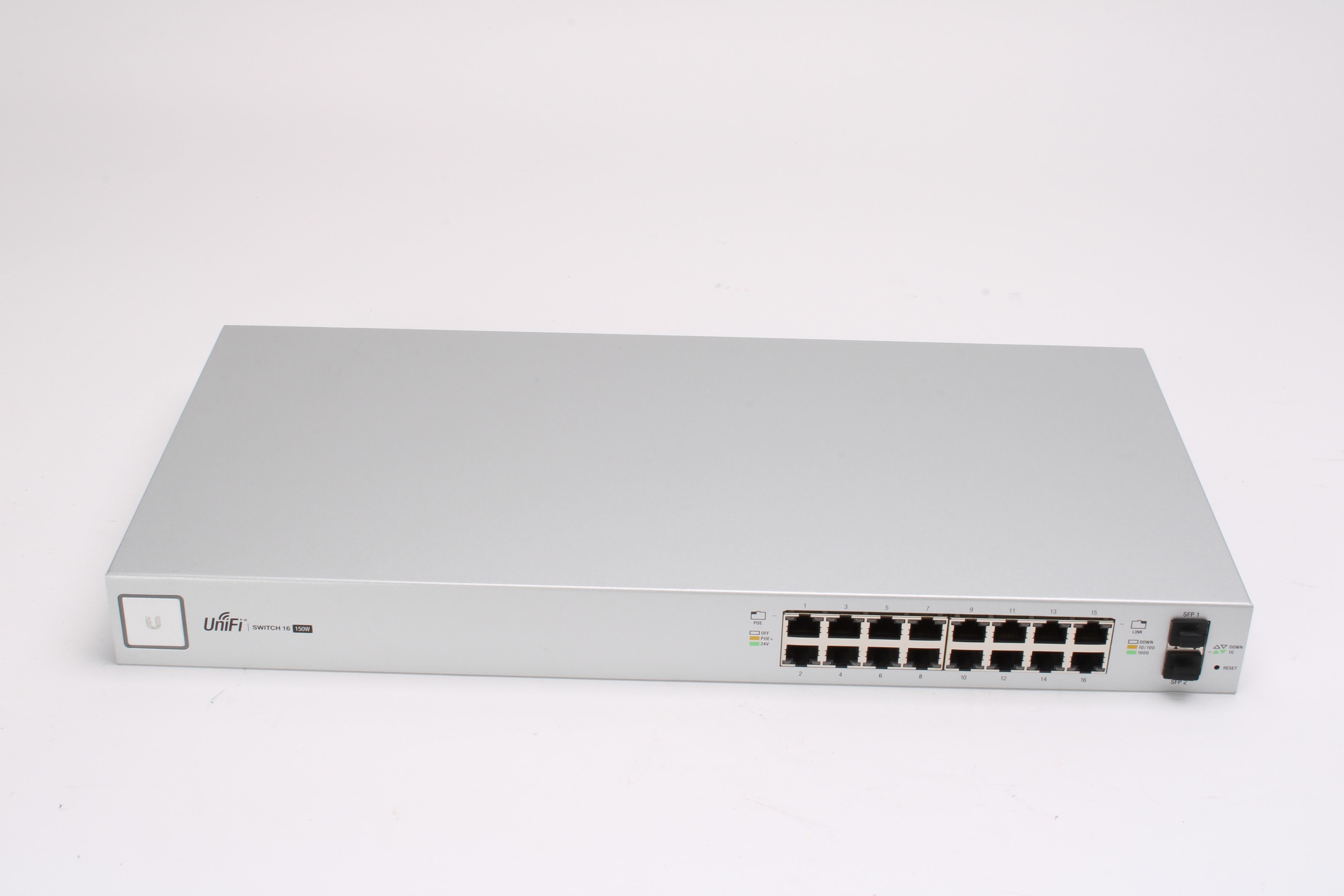 Ubiquiti US-16-150W UniFi Managed PoE+ 16-Port Gigabit Switch - No Rac ...