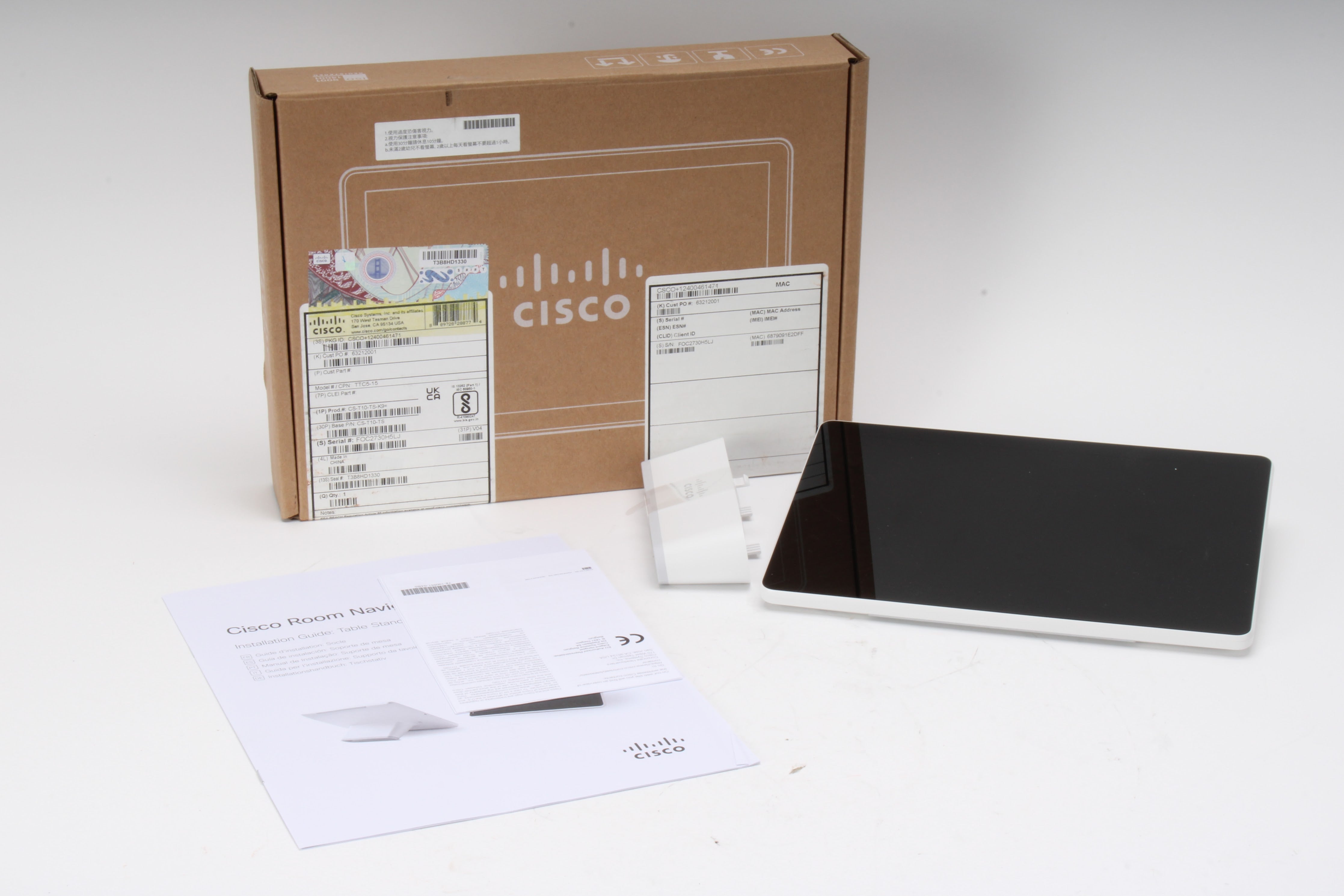 Cisco TTC5-15 Webex Room Navigator CS-T10-TS-K9 With Original Box – NTC ...