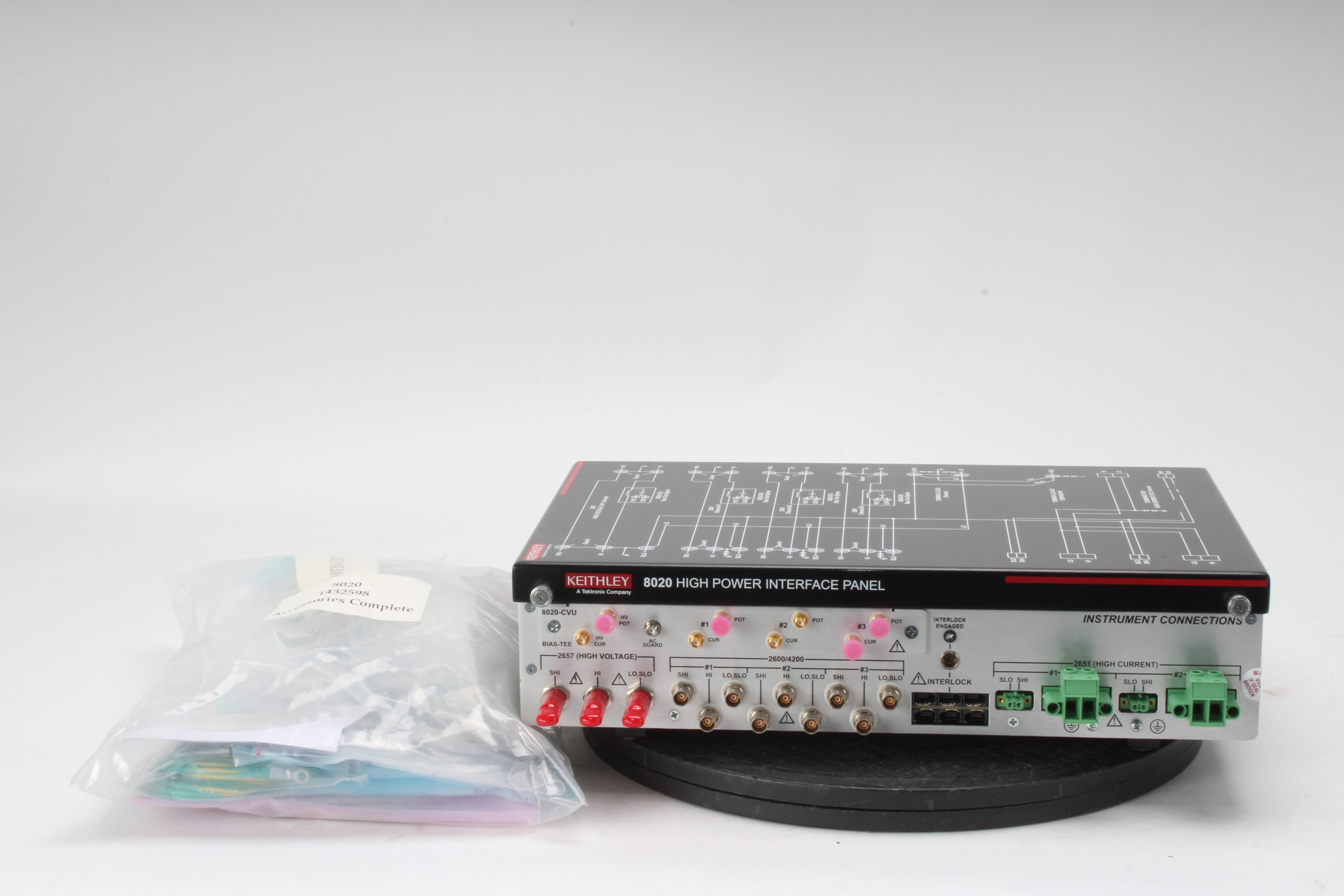 Keithley Model 8020 High Power Interface Panel With Configs and Access ...