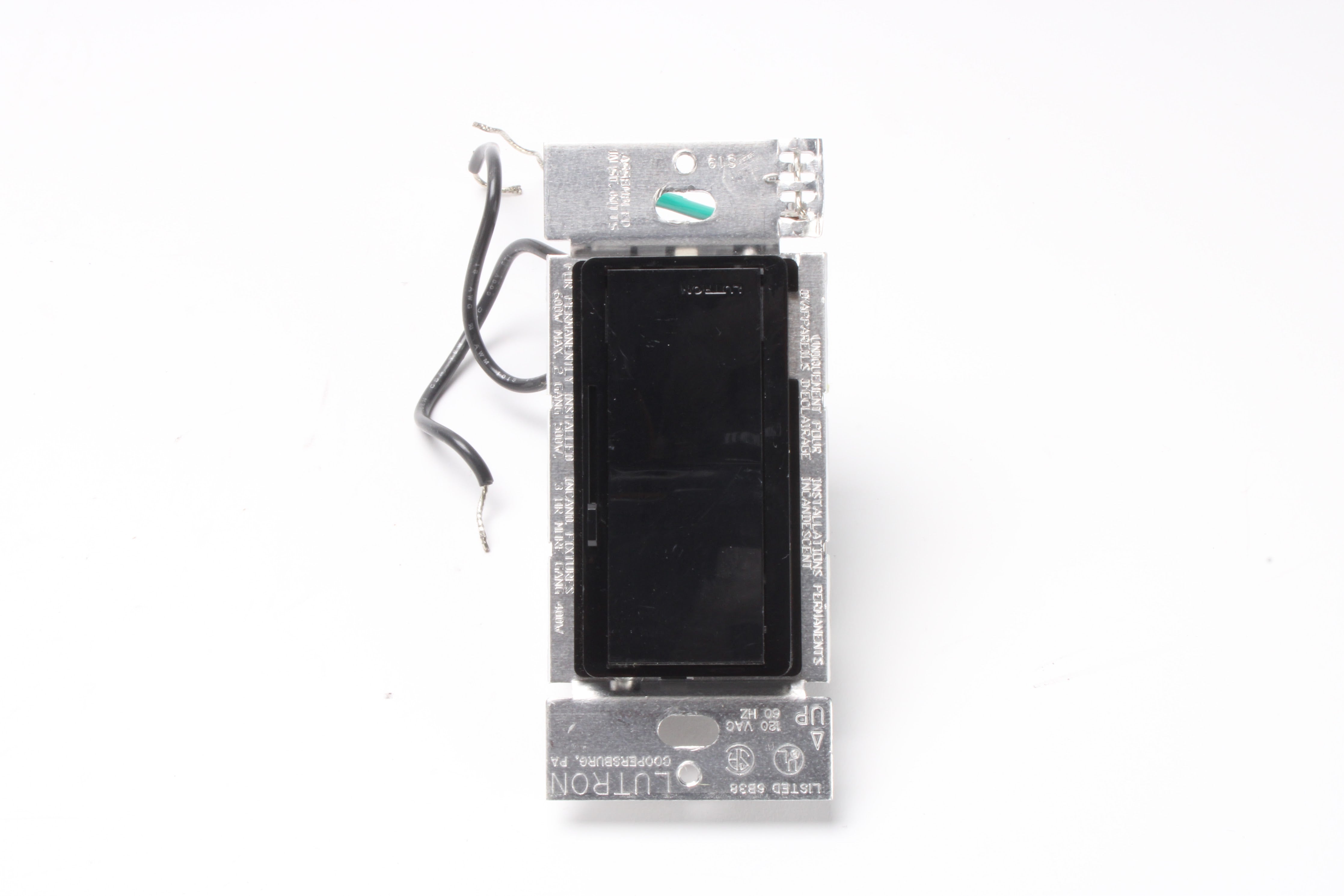 Lutron DV-600P Diva Single-Pole Preset Dimmer (Black) - Fair Condition ...