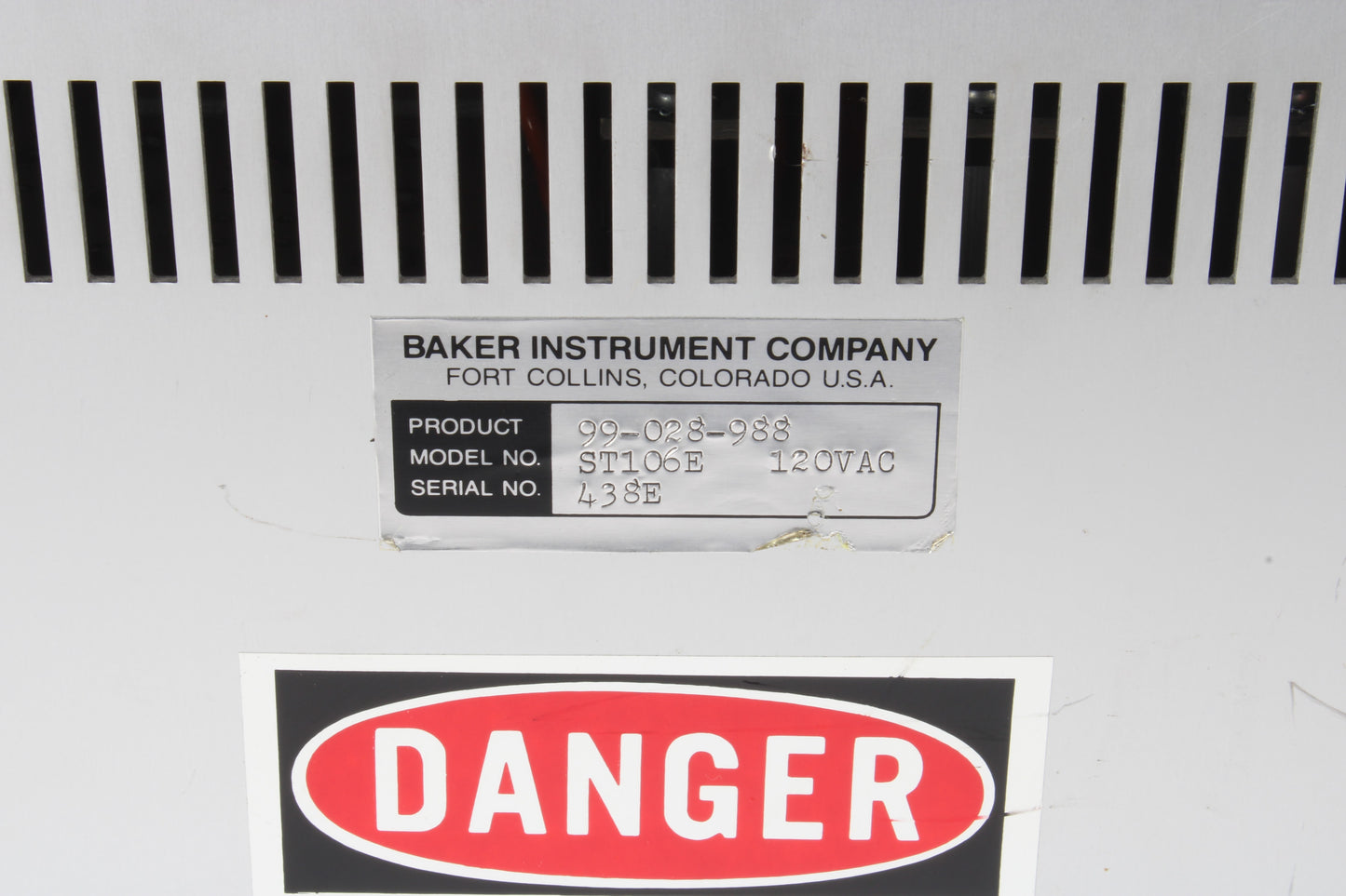 Baker ST106E 6.0KV Surge / DC High-Potential Motor Tester - Fair Condi ...
