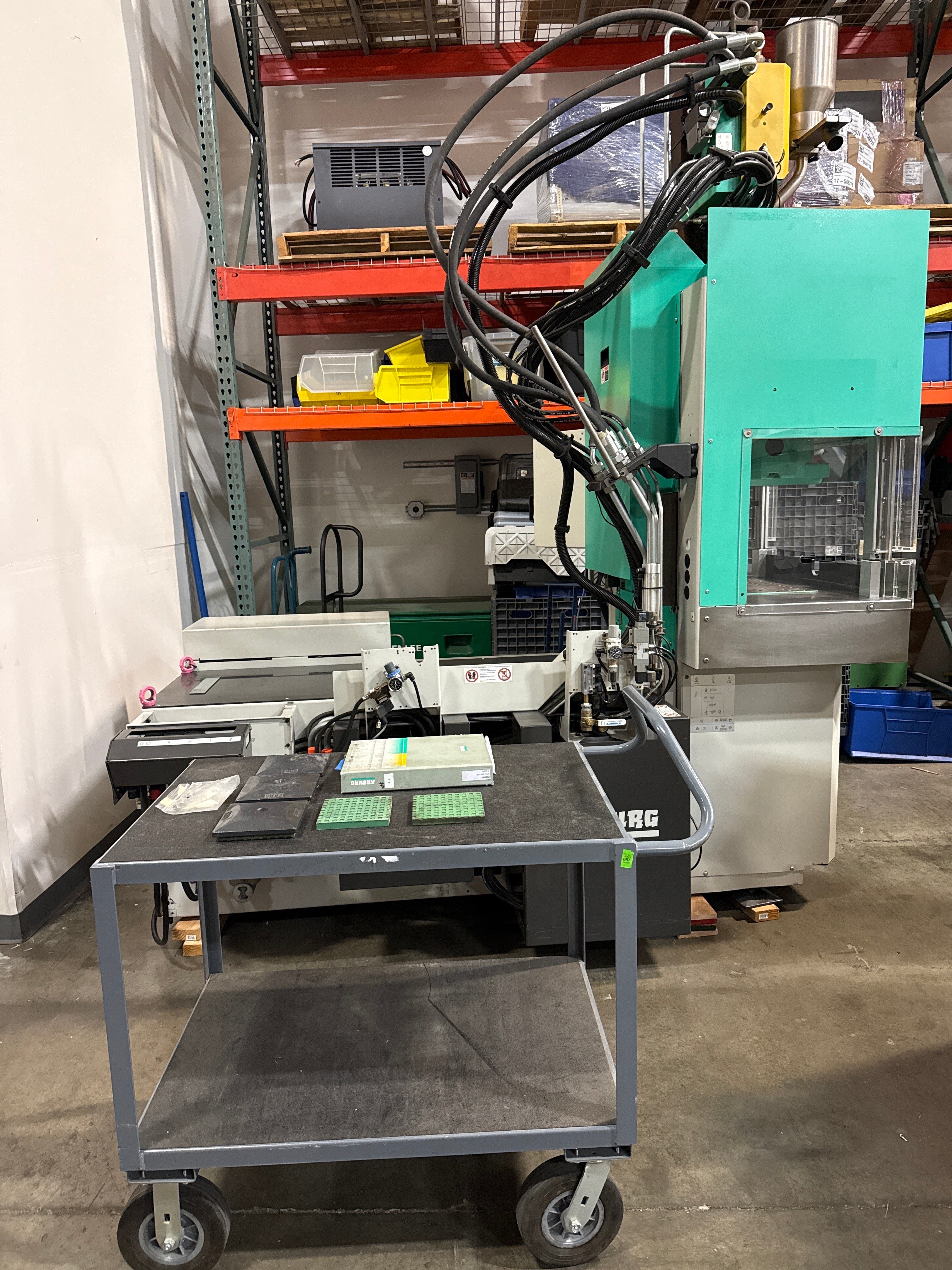 Arburg Allrounder 375V 500-100 Injection Molding Machine Machine Cycle ...