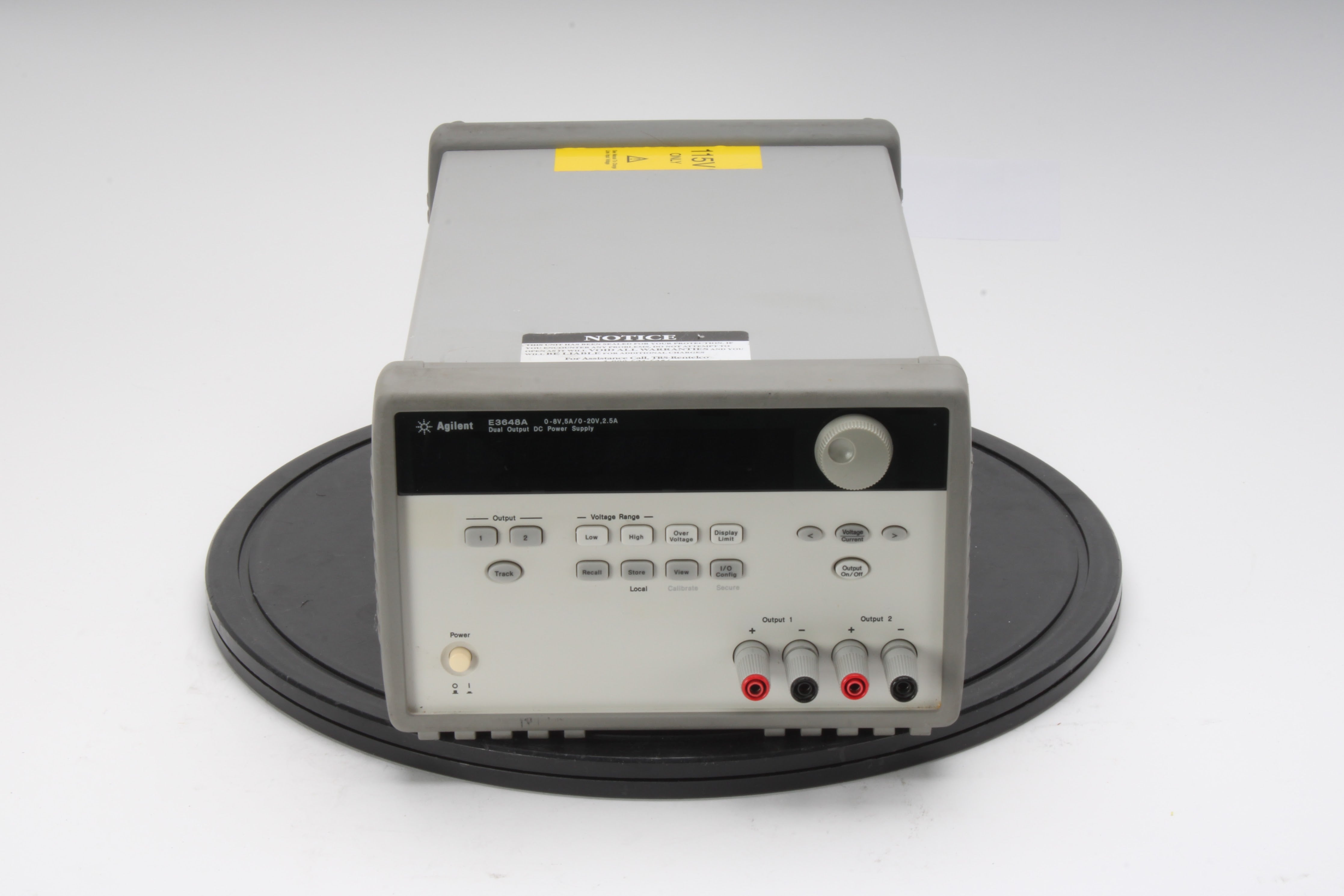 Agilent E3648A Dual Output DC Power Supply 0-8V, 5A / 0-20V, 2.5A – NTC ...