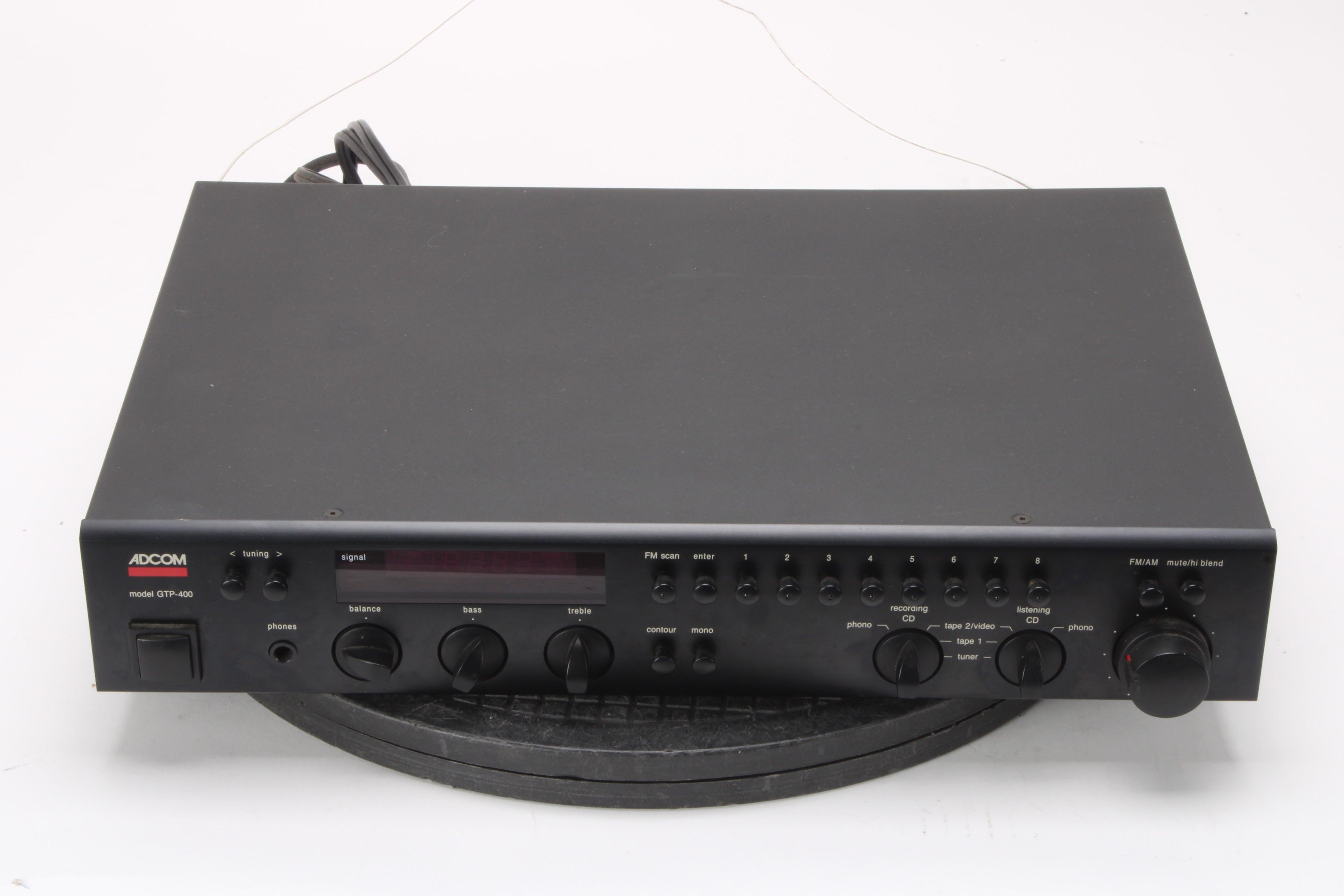 Adcom GTP-400 Preamplifier / Tuner Pre-Amp / AM/FM Digital Tuner – NTC Tech