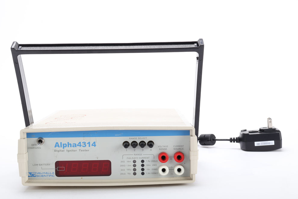 Valhalla Scientific Alpha4314 Ultra Safe Digital Igniter Tester W/ Pow ...