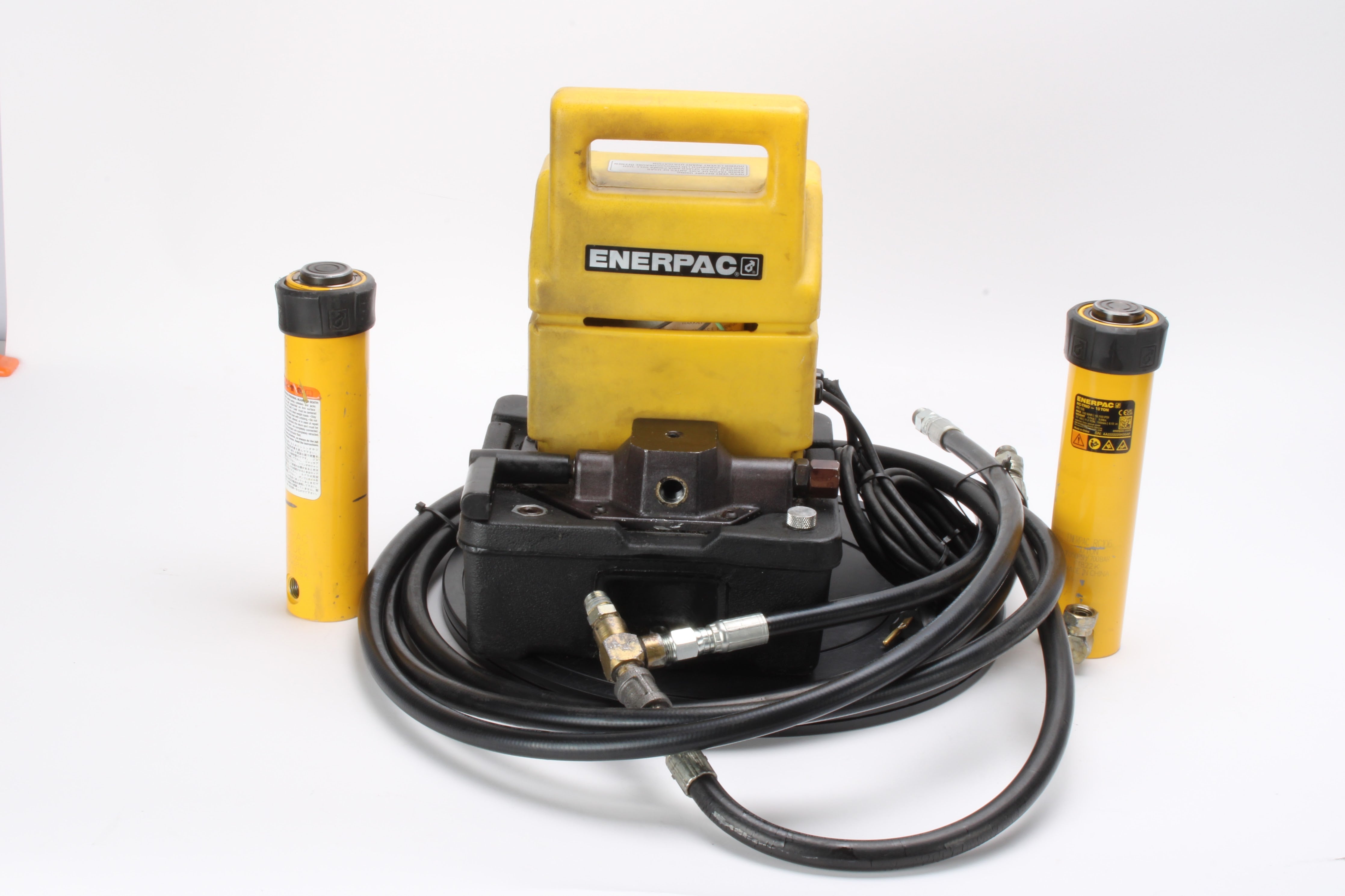 Enerpac PUJ-1200B Economy Electric Hydraulic Pump W/ RC106 Cylinder, a ...