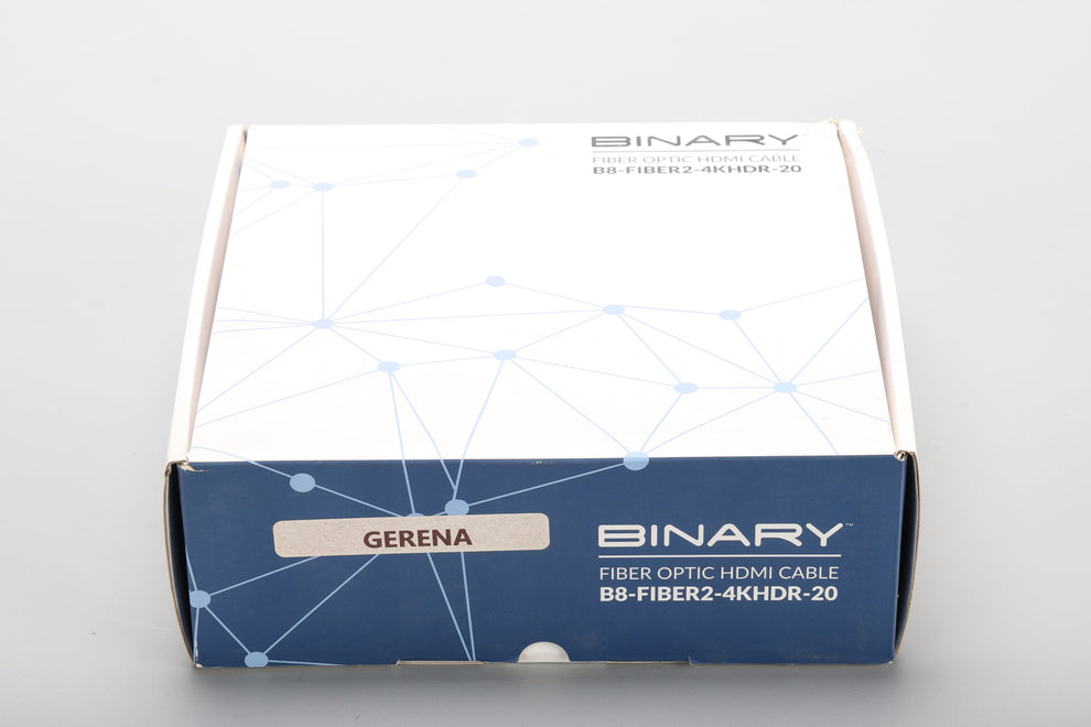 Binary B8-FIBER2-4KHDR-20 Active 4K Ultra HD With HDR Fiber Optic HDMI ...