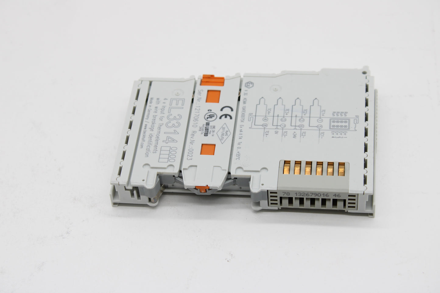 Beckhoff EL3314 EtherCAT Terminal, 4-Channel Analog Input Module – NTC Tech