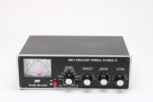 MFJ MFJ-949E Deluxe Versa Tuner II 300W Antenna Tuner With Power Suppl ...