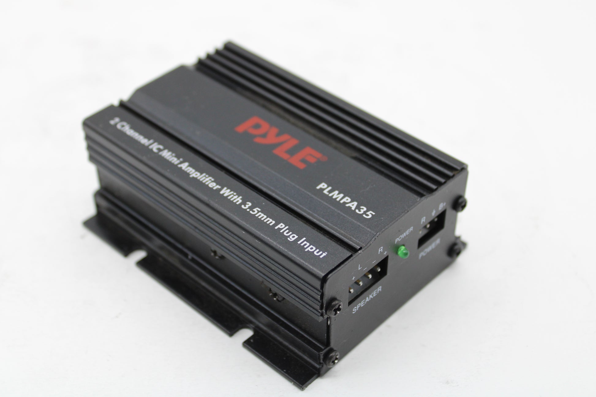 Pyle PLMPA35 2 Channel IC Mini Amplifier With 3.5mm Plug Input – NTC Tech