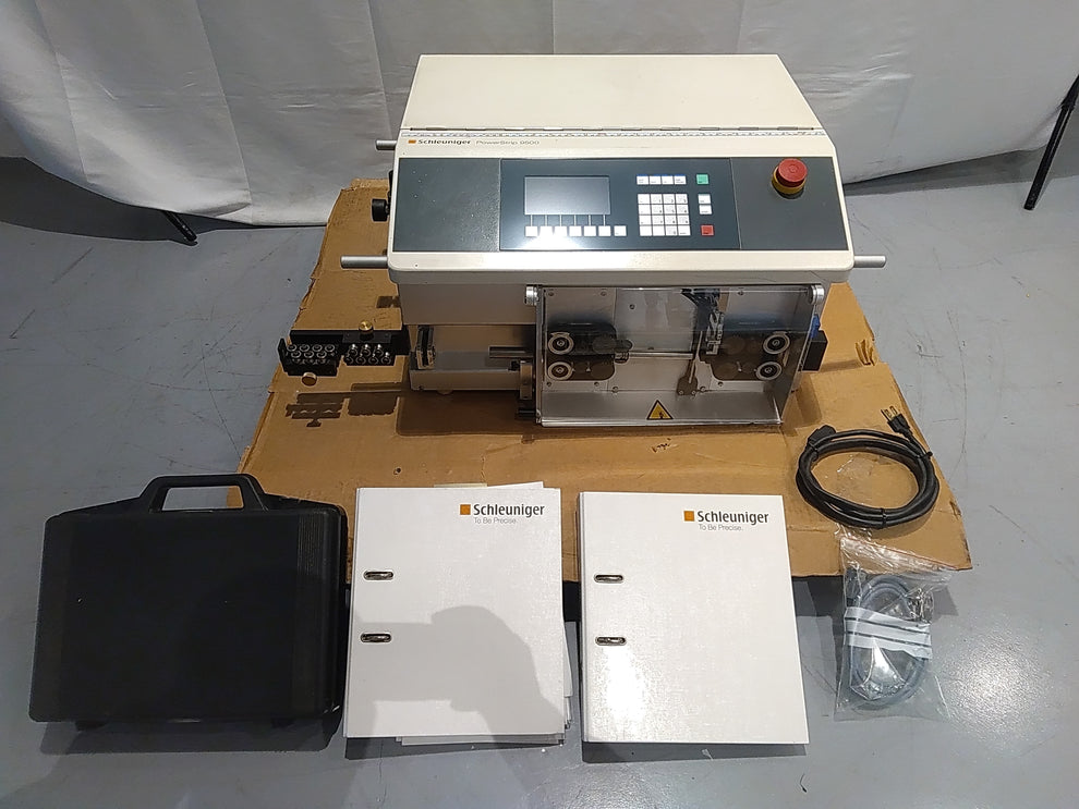 Schleuniger PowerStrip 9500 P "The Powerful" Automatic Wire Cut & Stri ...