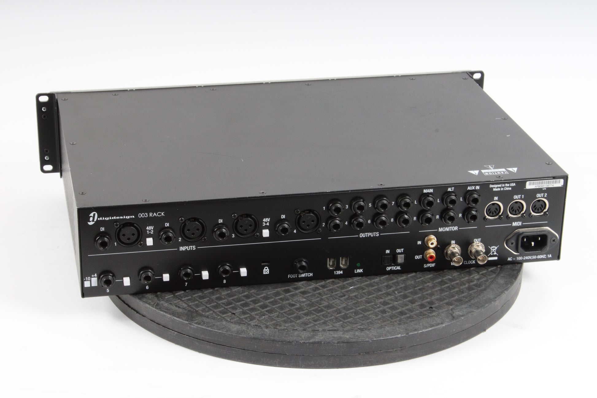 DigiDesign 003 Rack Firewire Recording Interface 9100-38730-00 With Ra – NTC Tech