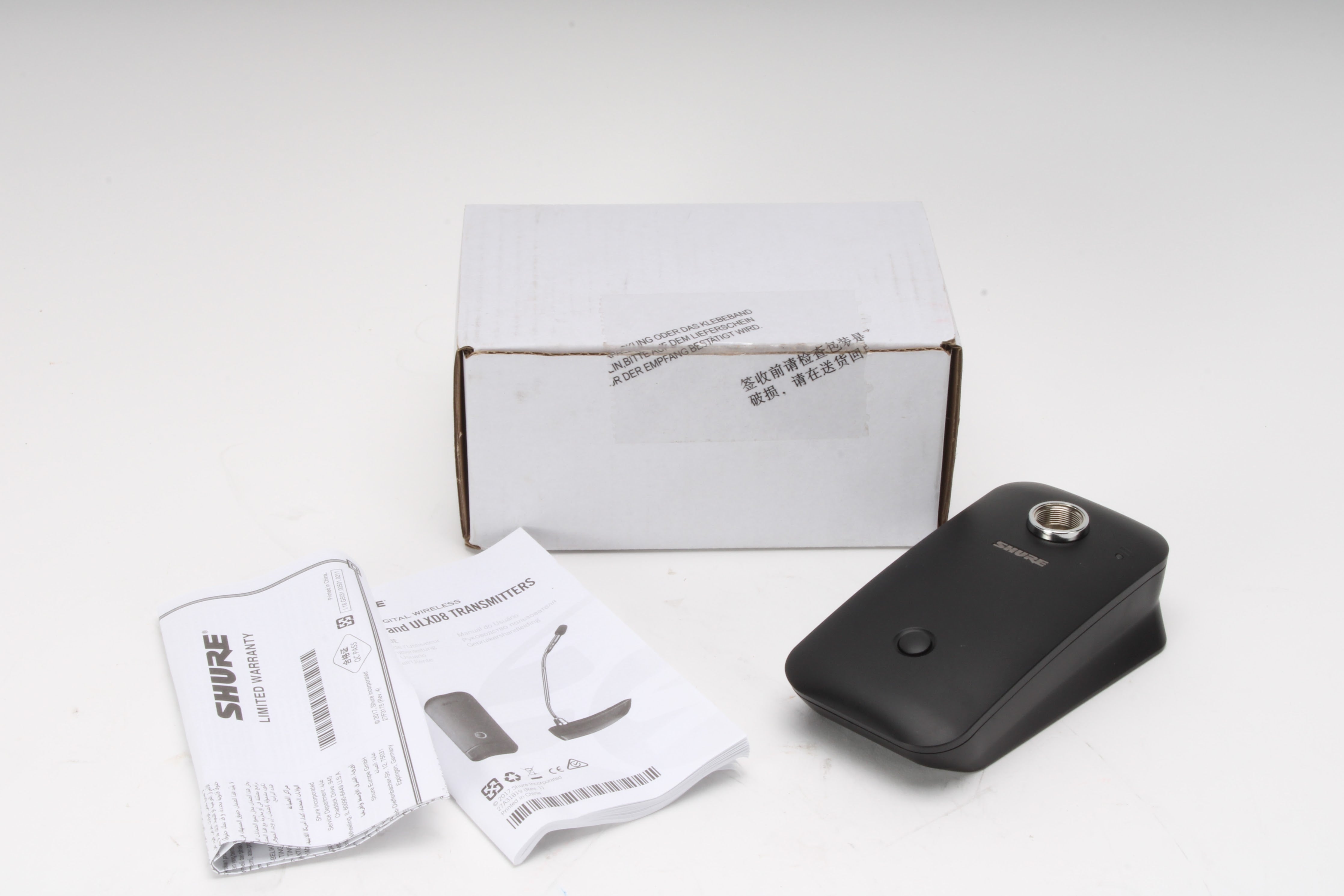 Shure ULXD8 J50A Gooseneck Base Wireless Transmitter 572-616 MHz - New ...