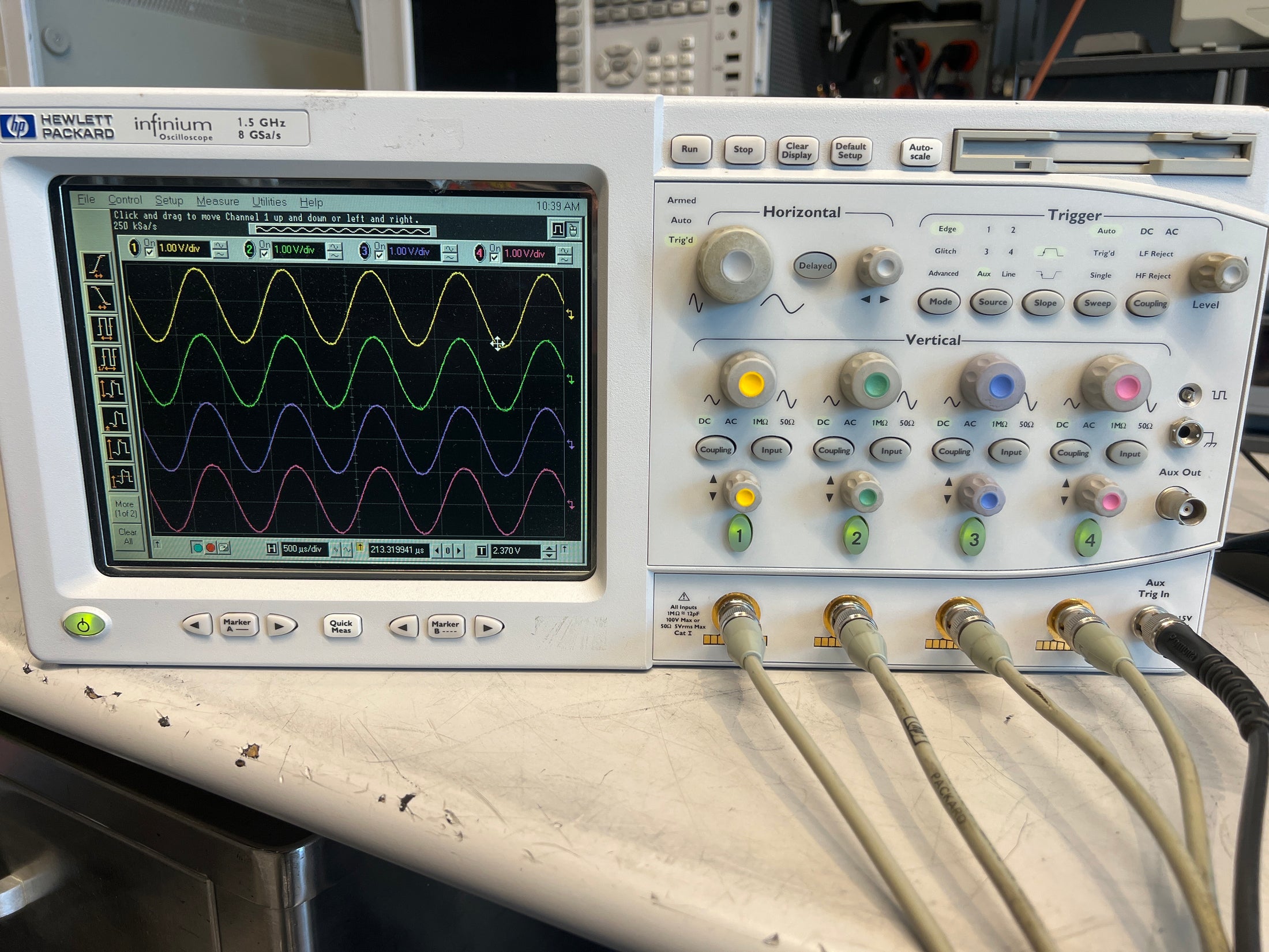Agilent Infinium 54845A 4-Channel 1.5GHz 8GSa/s Oscilloscope With Acce ...