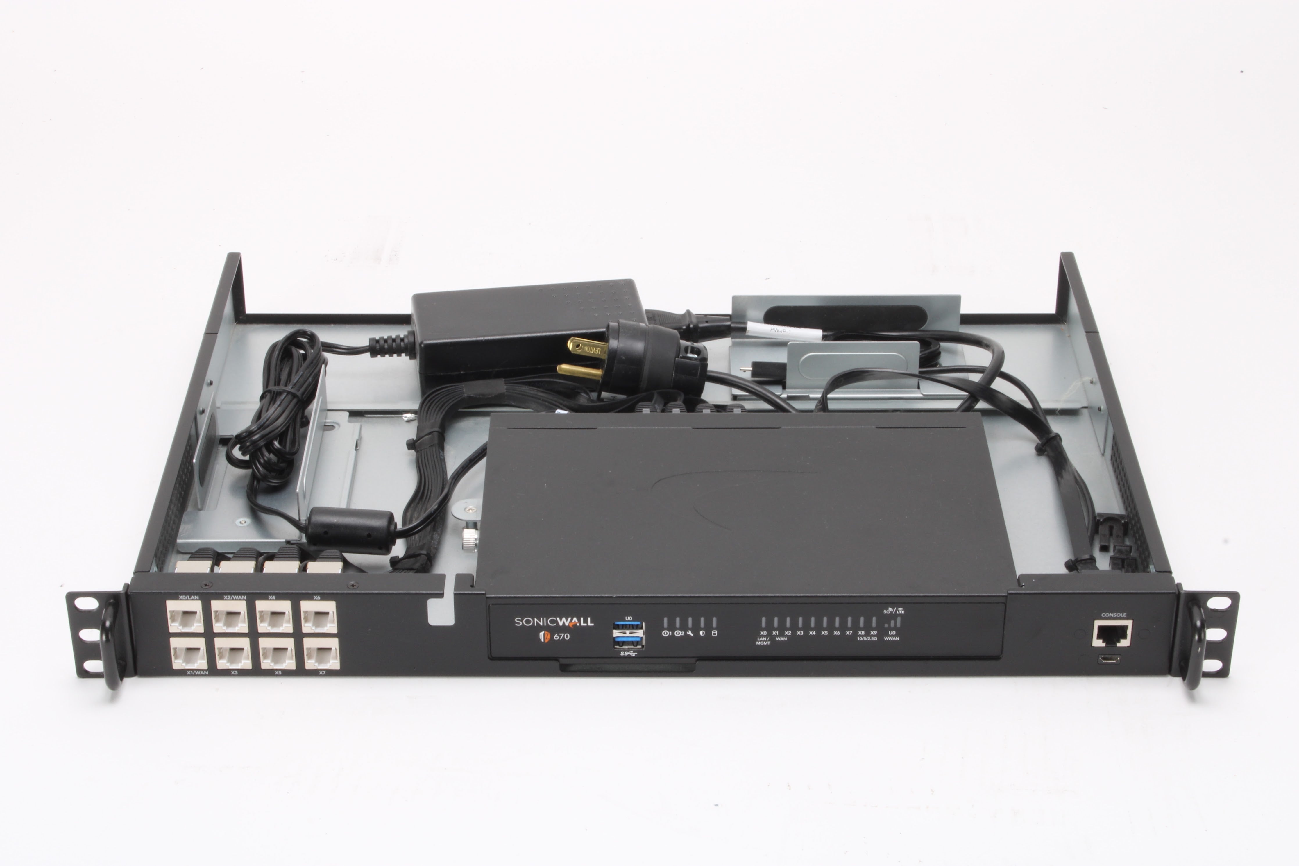 Sonicwall 670 Firewall With Rack Mount Kit and Power Supply - AS IS ...
