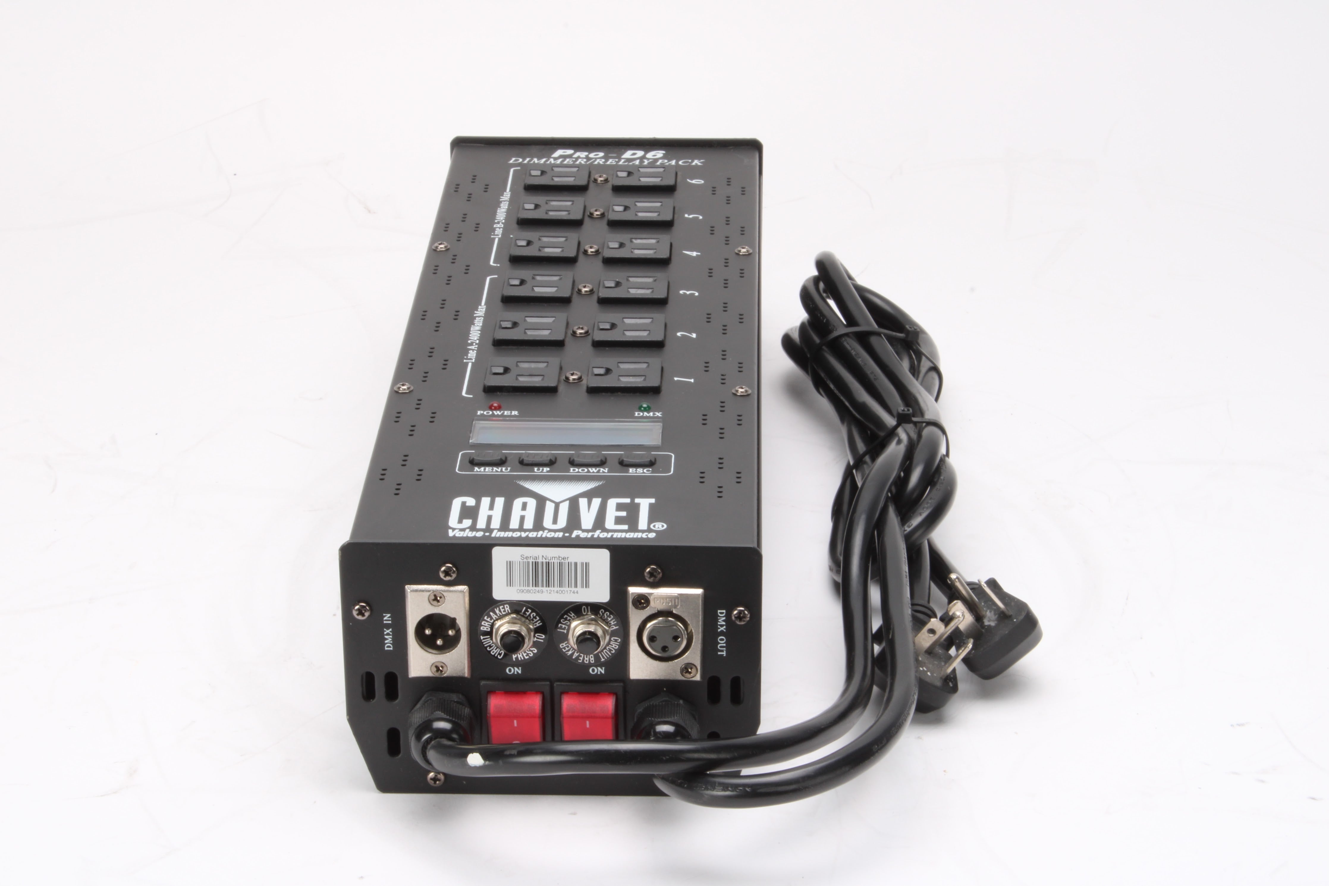 Chauvet Pro-D6 6-Channel DMX Dimmer Pack - AS IS For Parts – NTC Tech