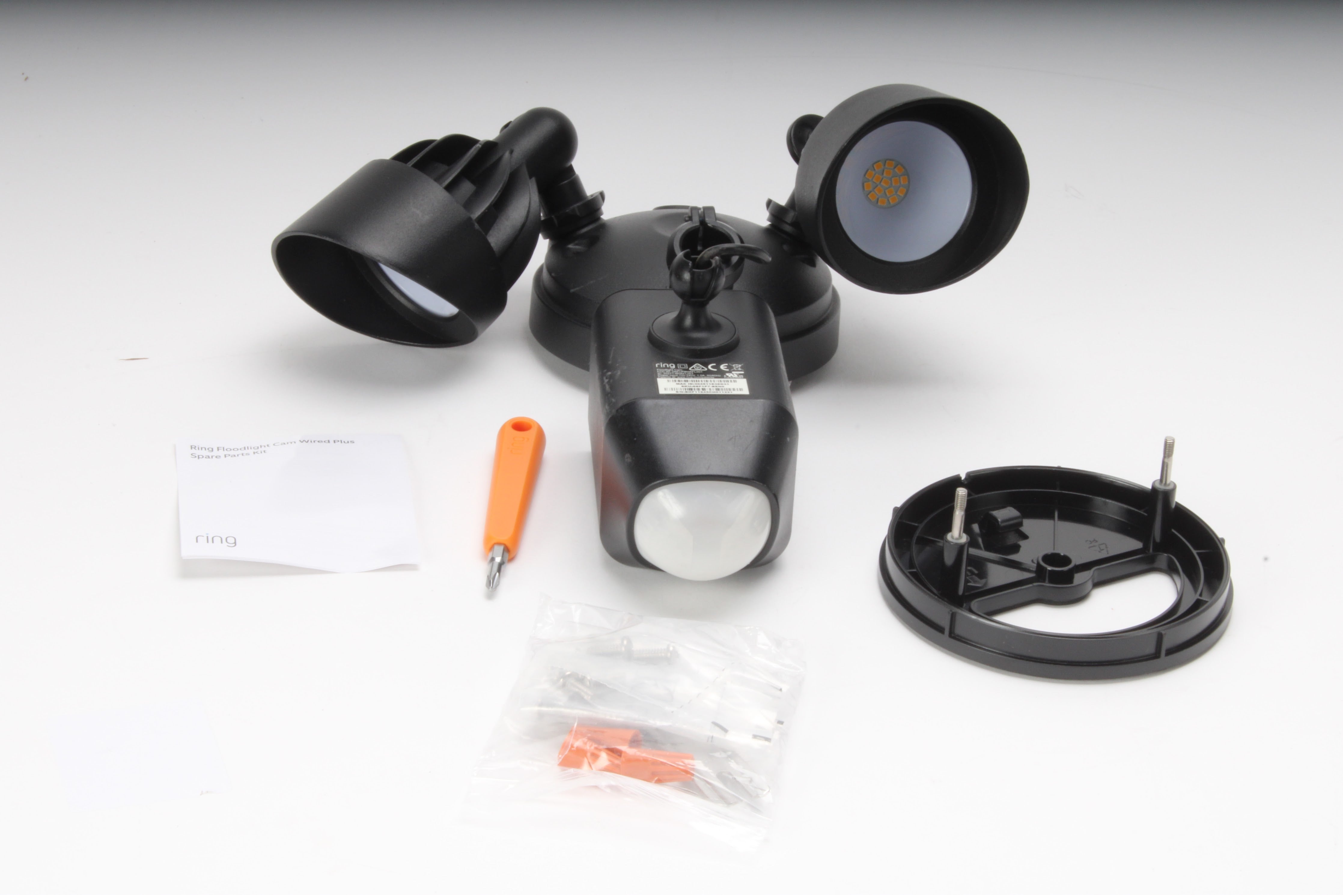 Ring 8SF1P7-BEN0 Motion Activated Floodlight Security Camera Black W ...