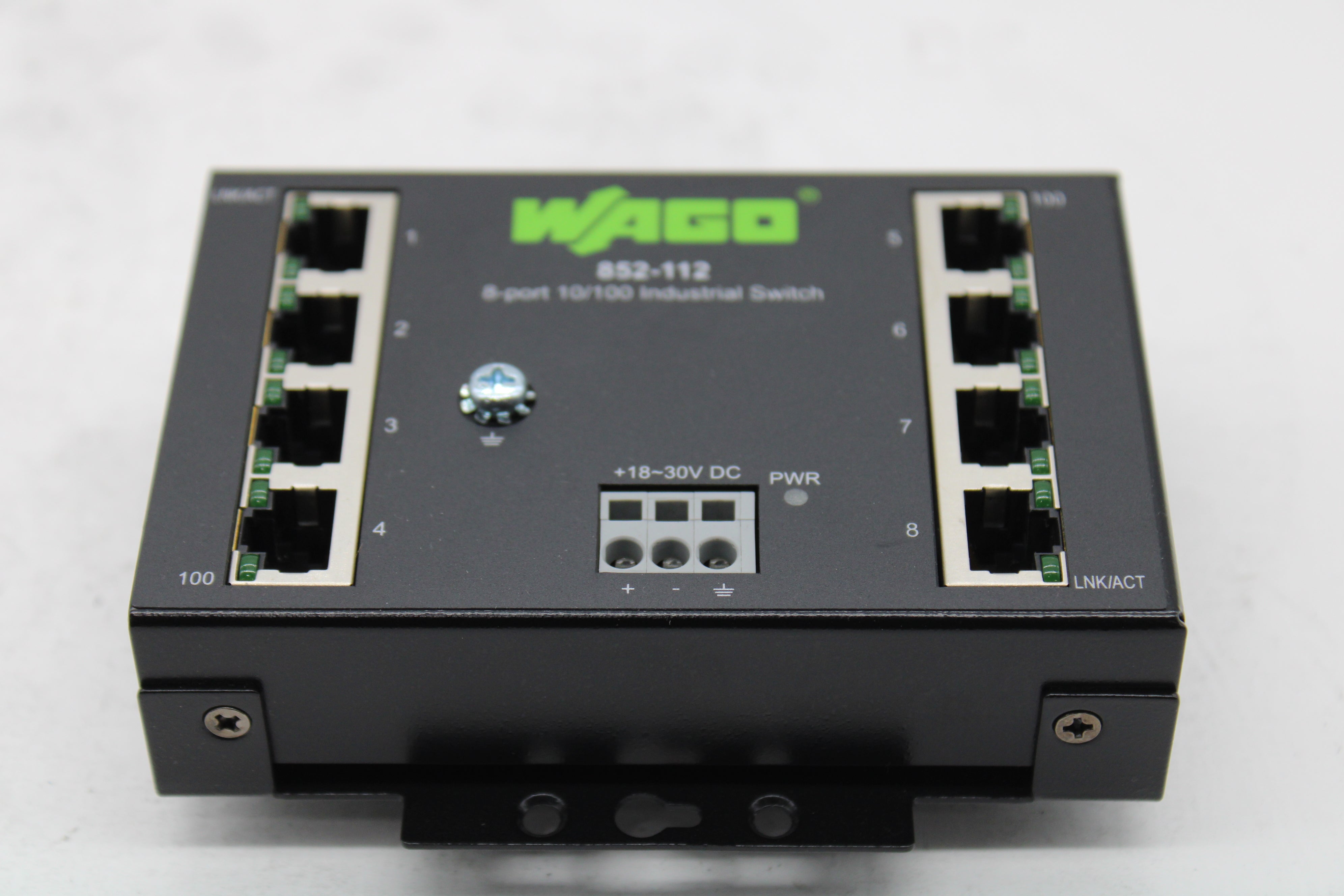 Wago 852-112 8-Port 10/100 Industrial Switch – NTC Tech