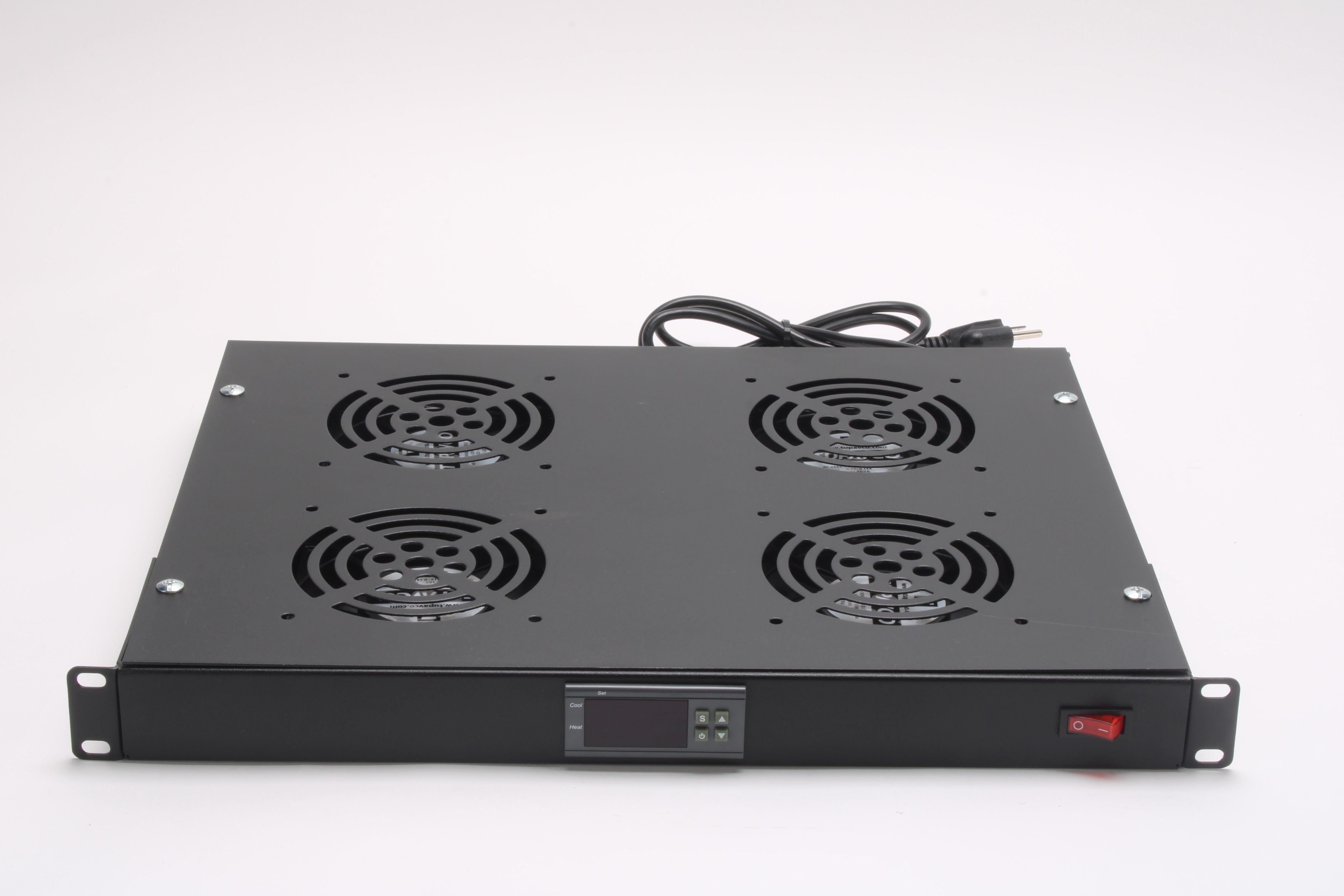 Tupavco TP1701 1U 19" Rack Mount Fan - 4 Fans Server Cooling System ...