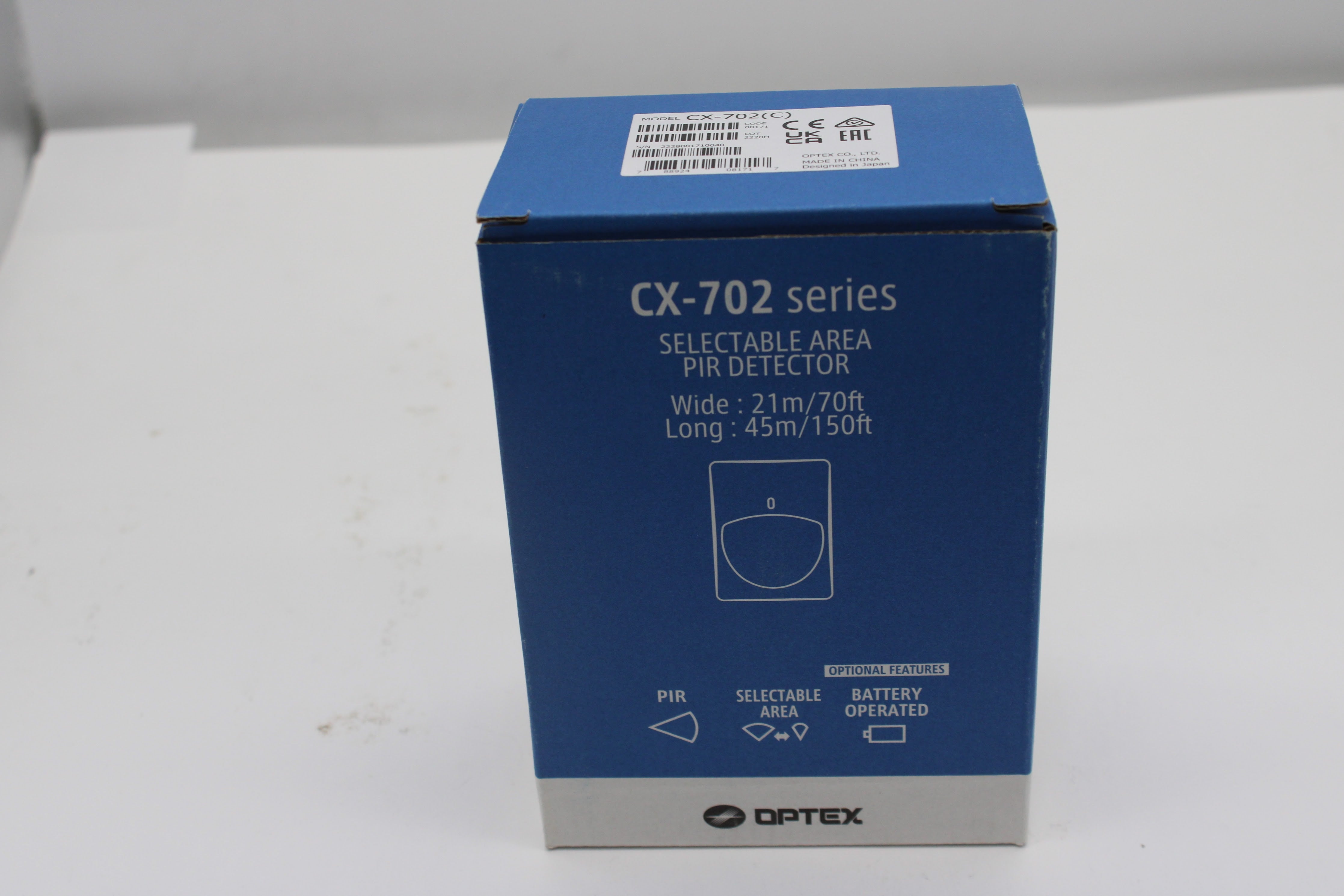 Optex CX-702 Multi-Focus PIR Motion Detector 788924081717 Indoor Dual – NTC Tech