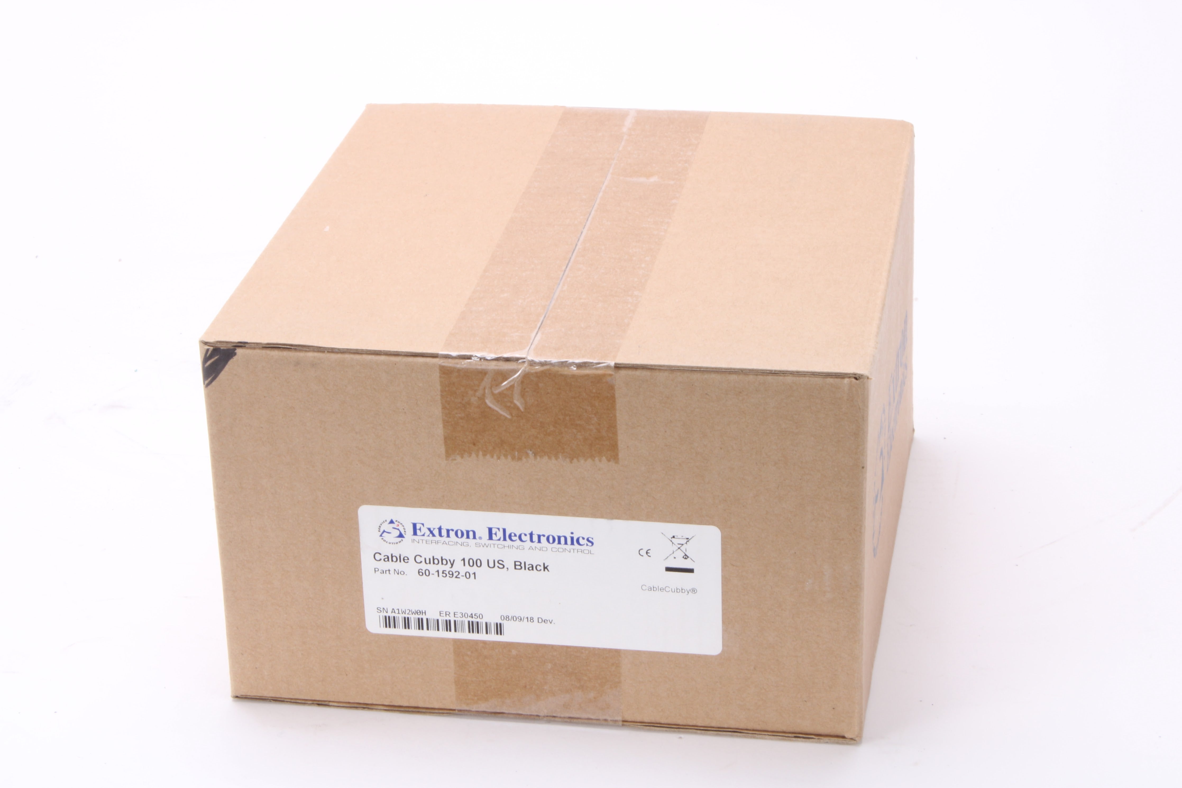 Extron Cable Cubby 100 US Black Tabletop Cable Access Enclosure 60-159 ...