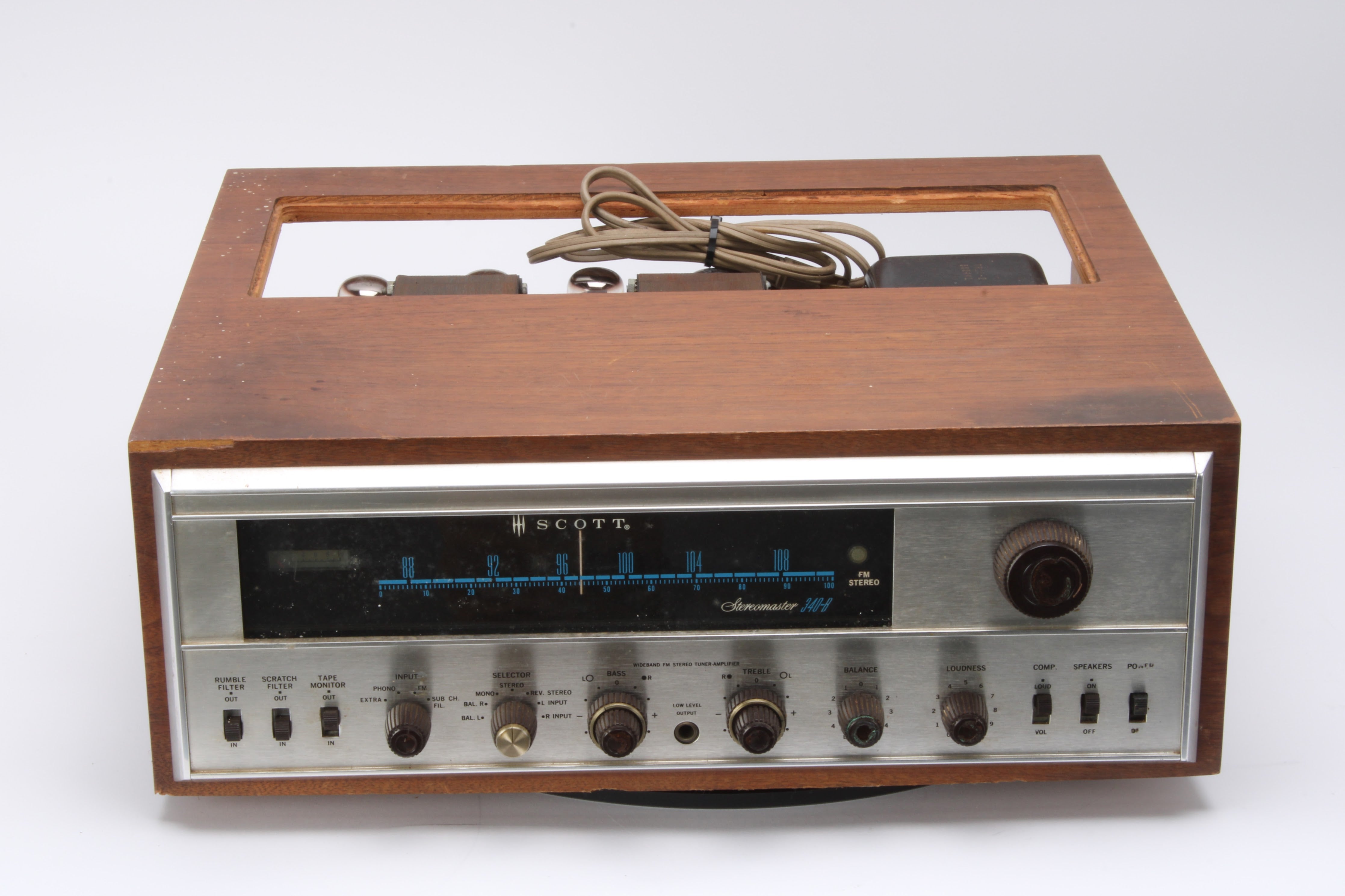 Scott StereoMaster 340-B Stereo Tube AM/FM Tuner Amp Receiver - AS IS ...