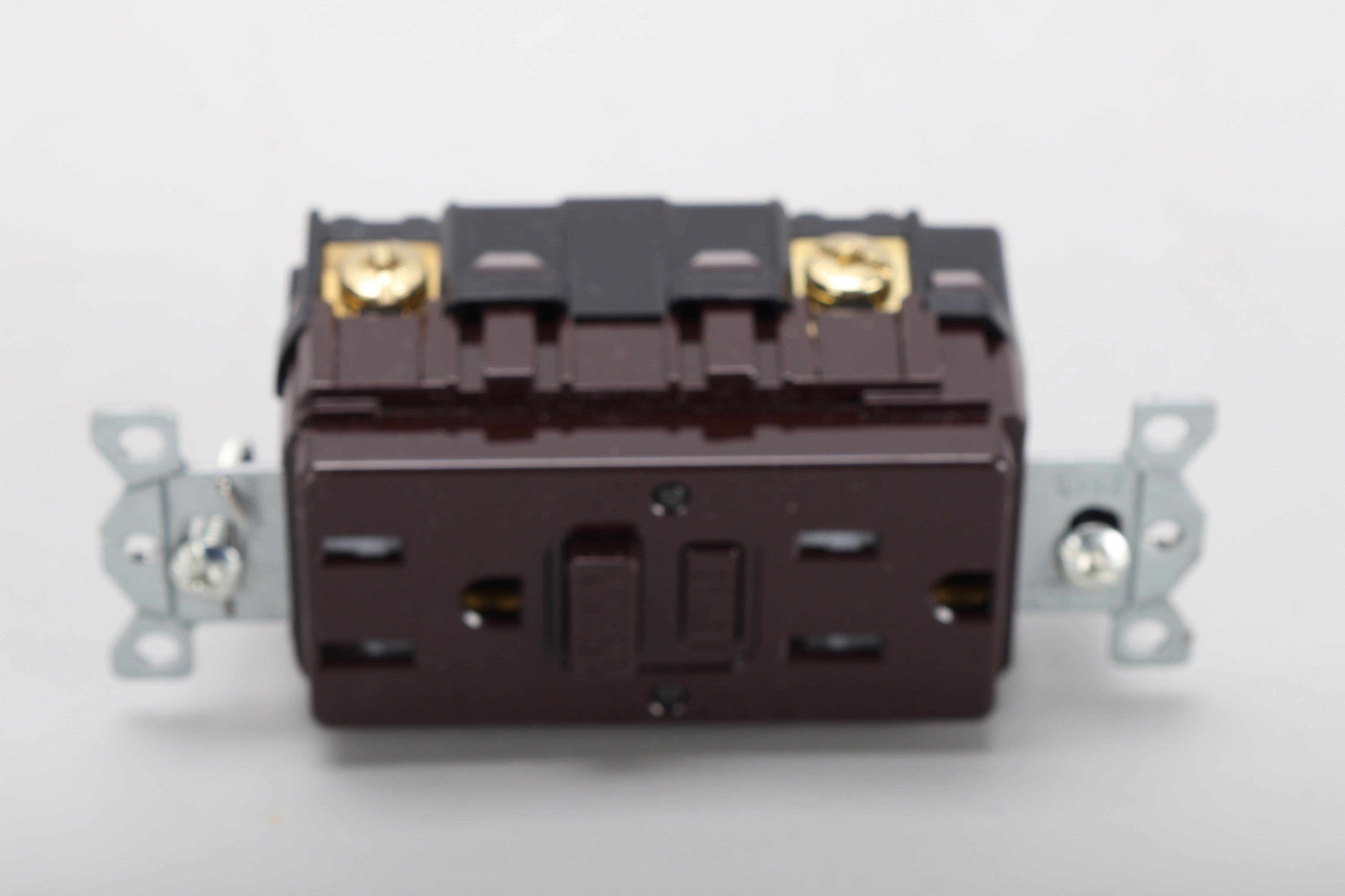 Lutron CAR-15-GFST-BR Commercial Grade 15A GFCI Receptacle – Brown ...