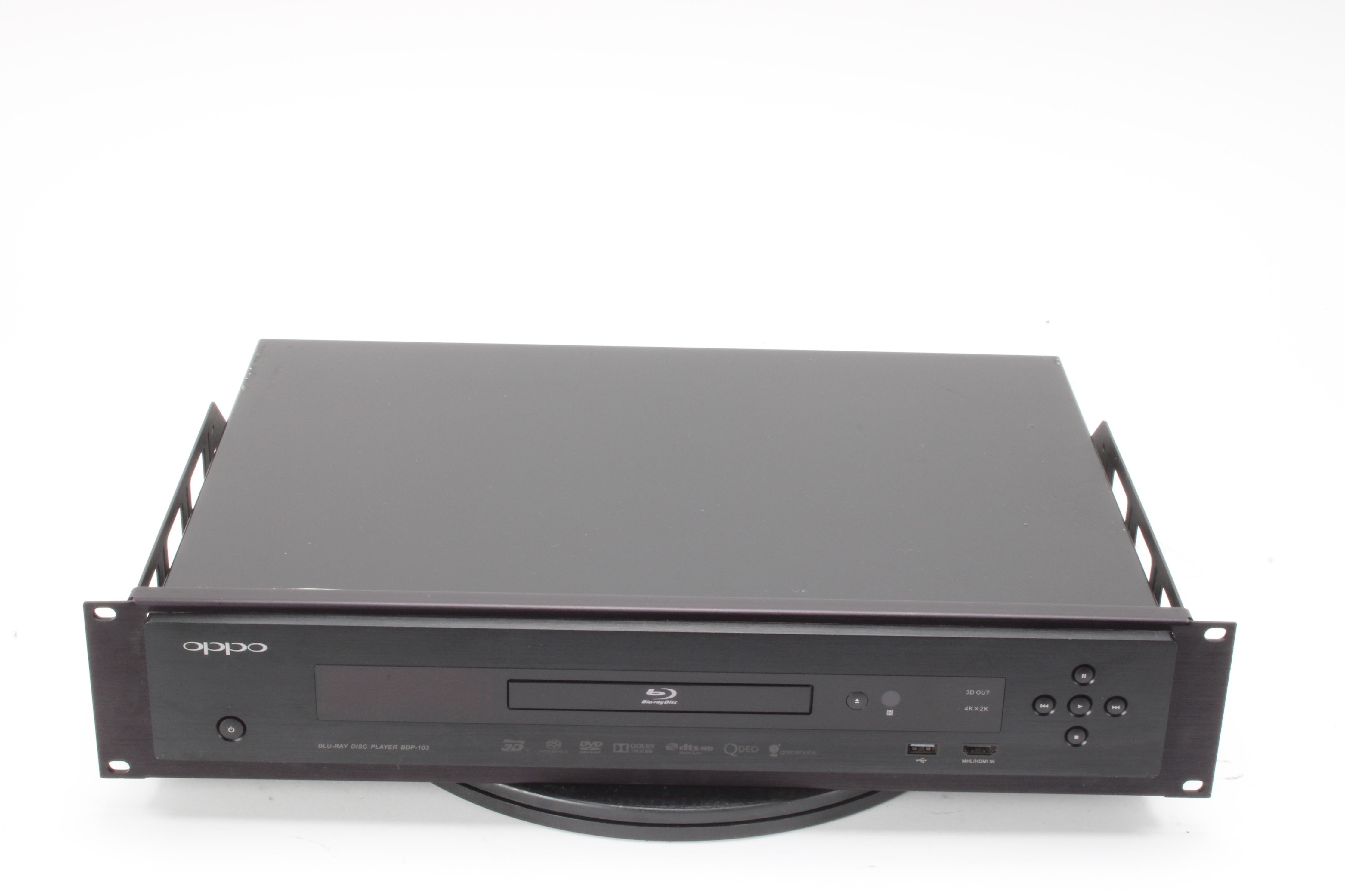 Oppo BDP-103 3D Universal Blu-Ray Player With Rack Mount Tray – NTC Tech