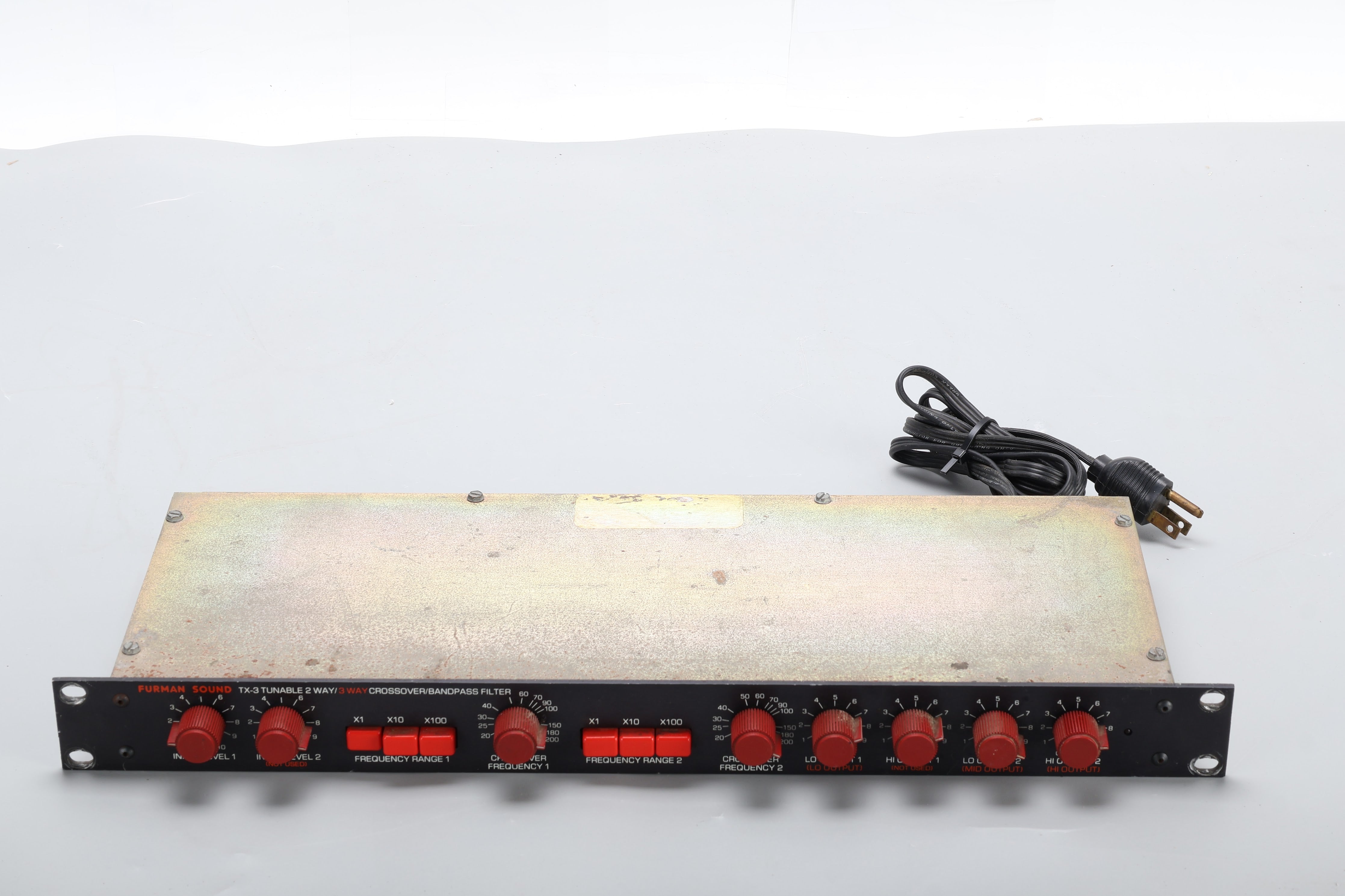 Furman Sound TX-3 Tunable Crossover and Bandpass Filter - AS IS – NTC Tech