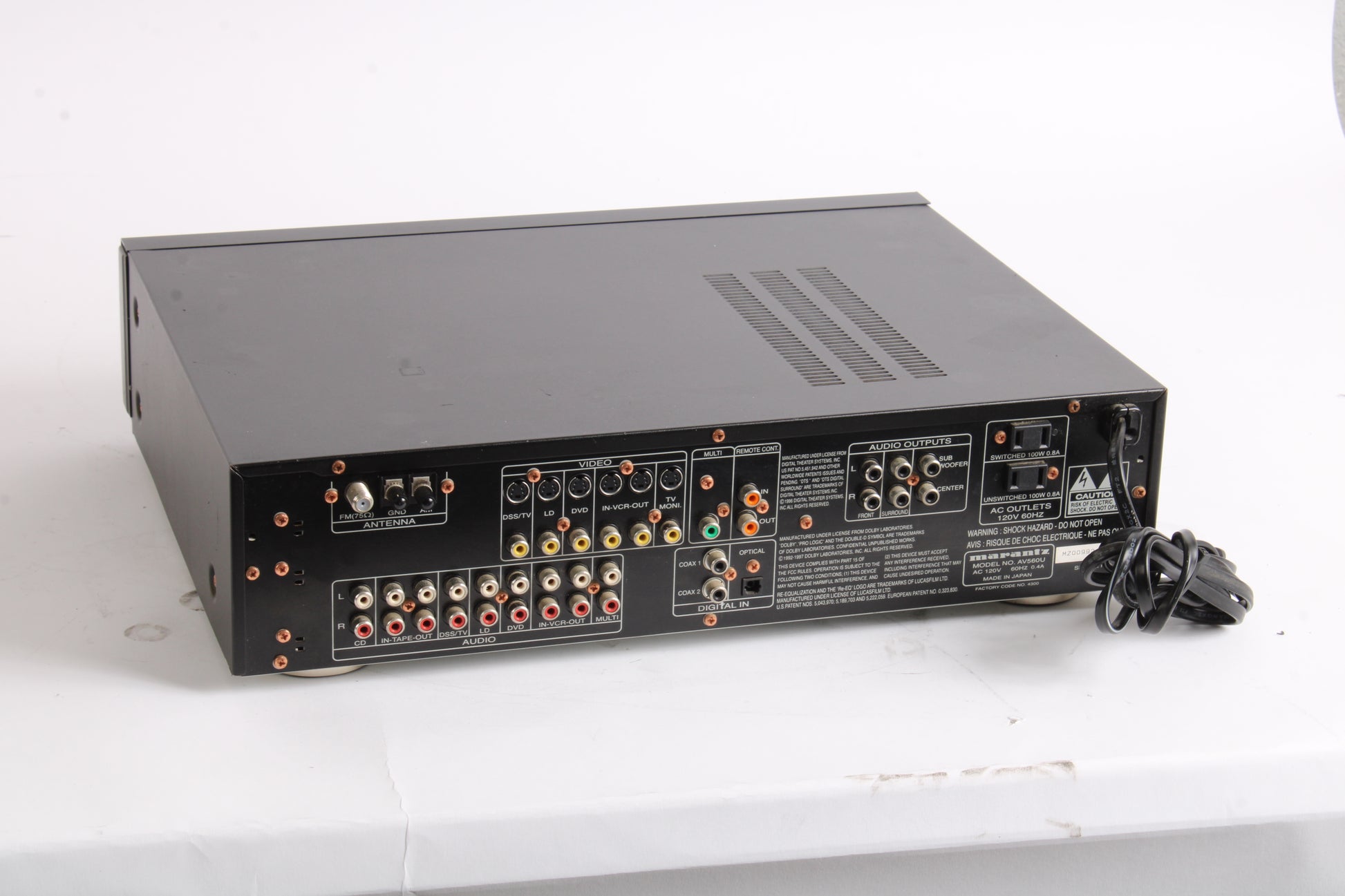 Marantz AV560U AV Pre Amplifier / Tuner AV560 Multi-Channel Pre-Amp ...