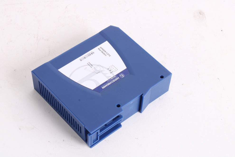 Hirschmann Spider II 8TX PoE Rail Switch 24V – NTC Tech