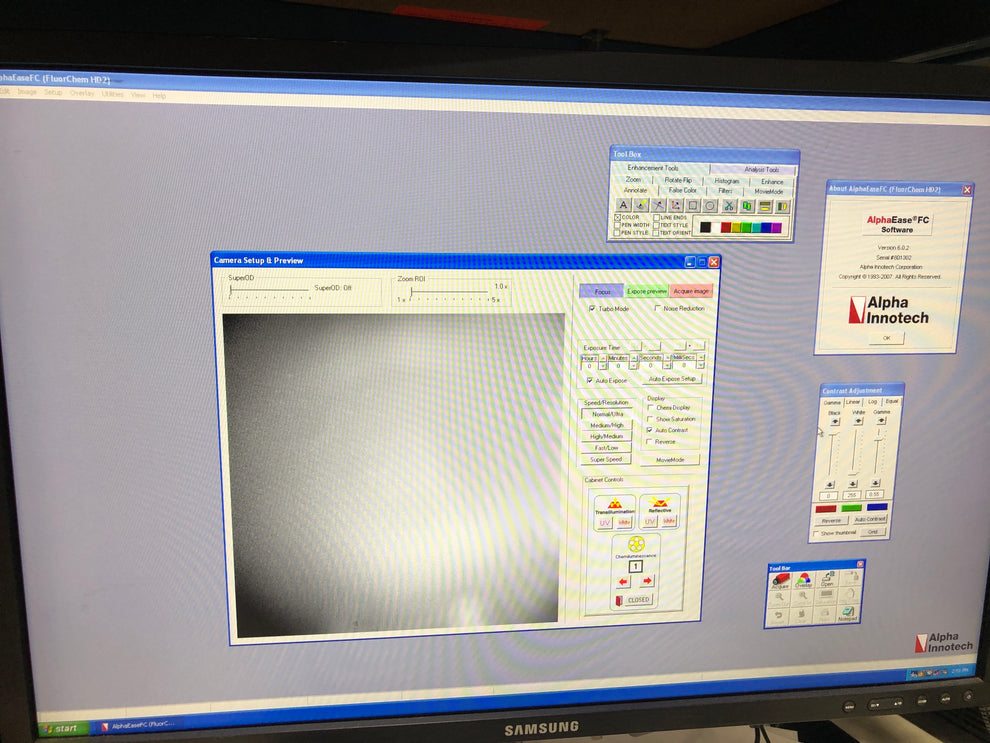 Alpha Innotech FluorChem HD2 Imaging System With U4000 Camera and Acce ...