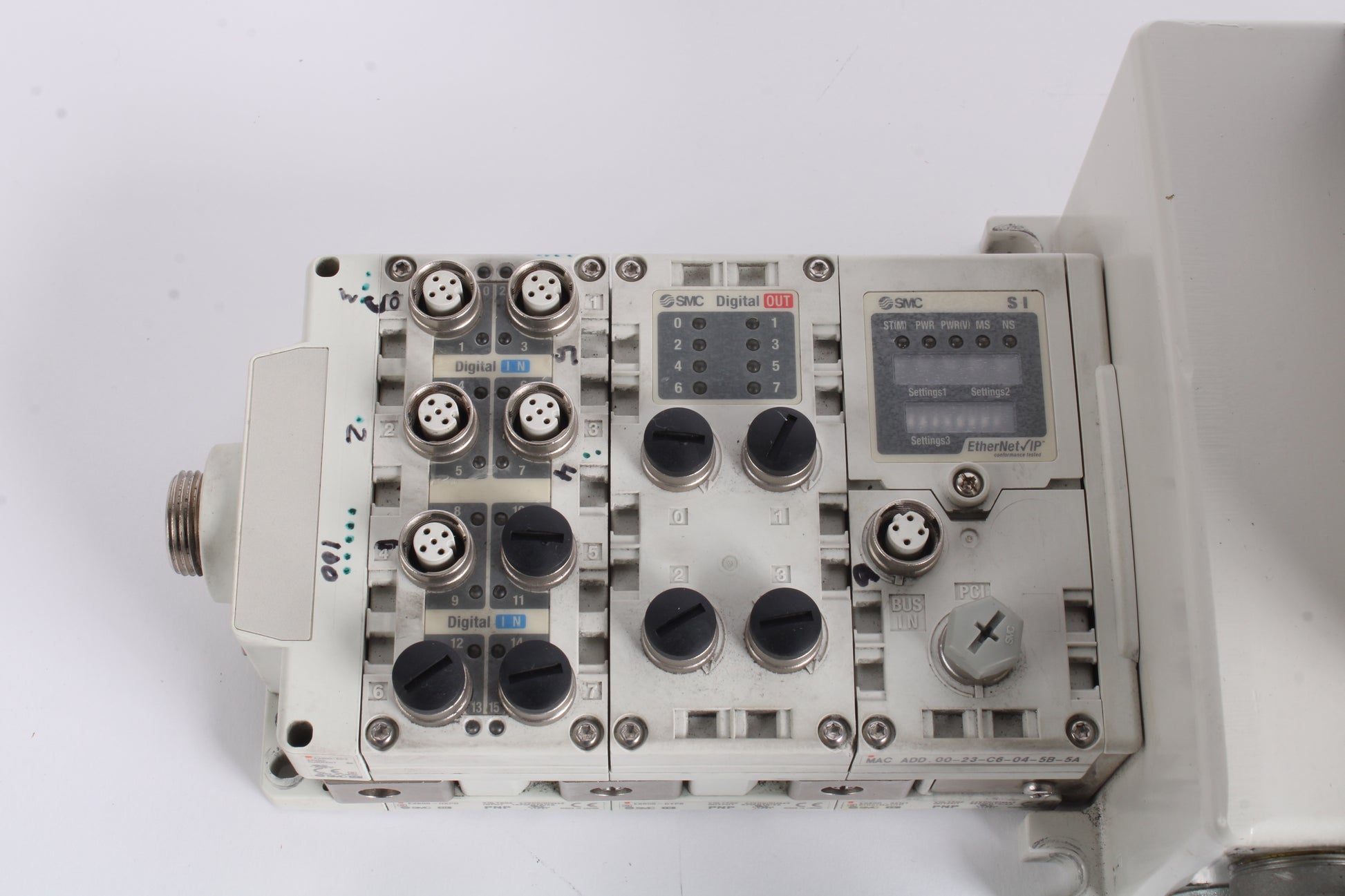 SMC EX600-SEN1 W/ EX600-DYPB,EX600-DXPD,VQC4201-5,VQC4201-51,VQC4201-5 ...