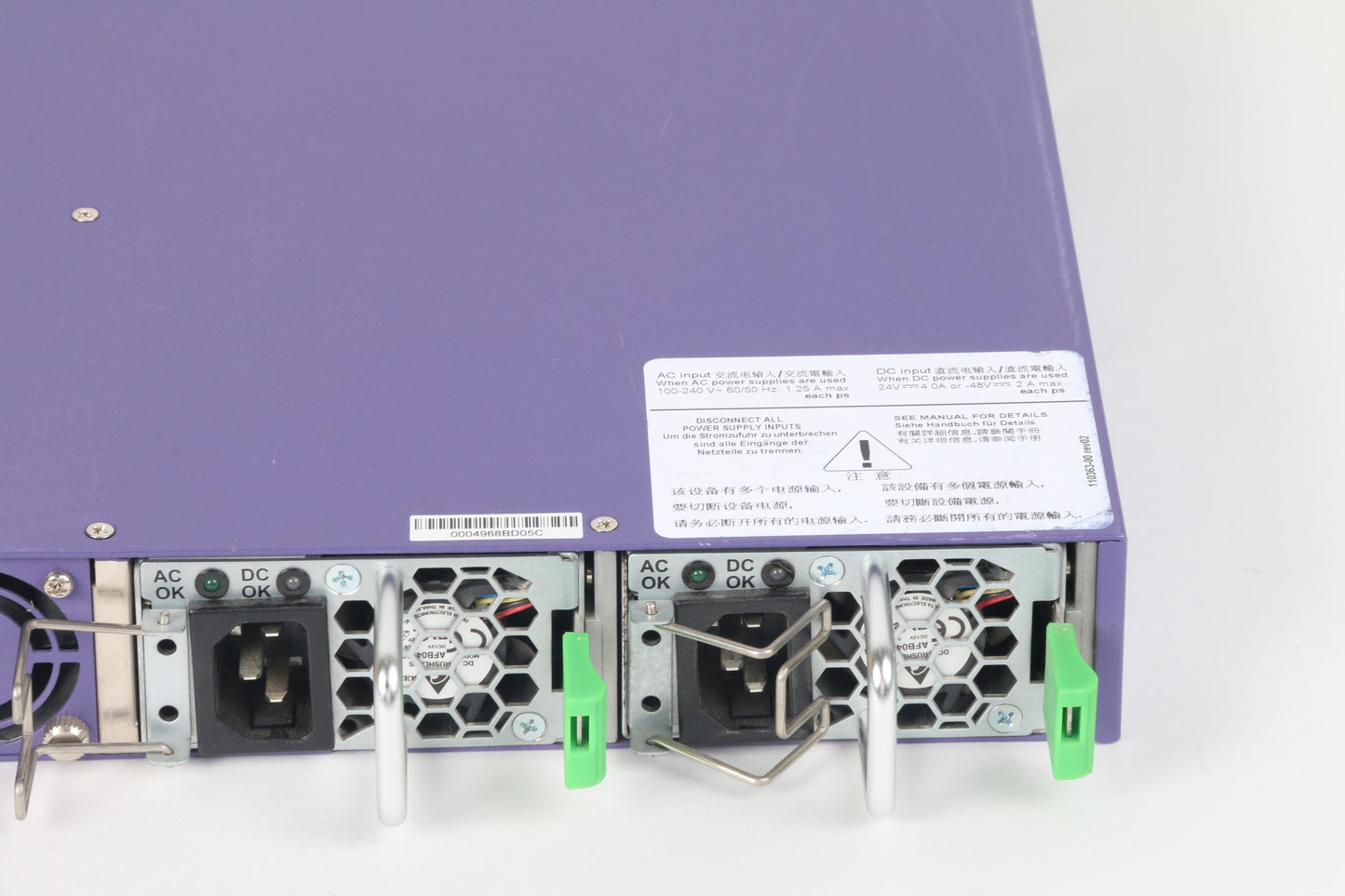 Extreme Networks Summit X460-24x 24-Port Managed Switch - Edge - 2 PSU ...