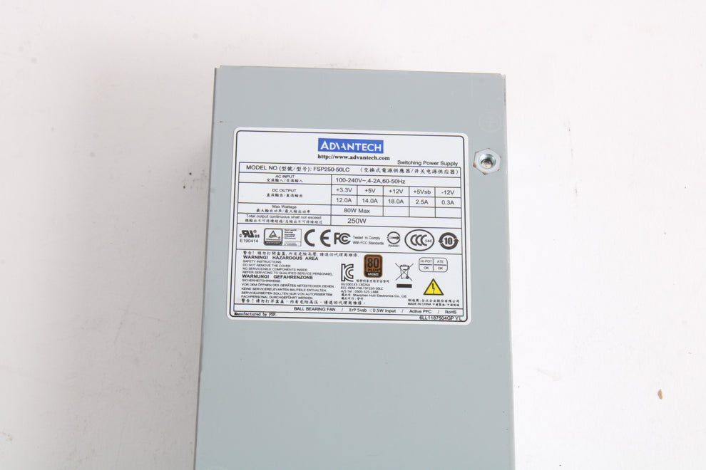 Advantech FSP250-50LC 100-240V 250W Switching Power Supply – NTC Tech