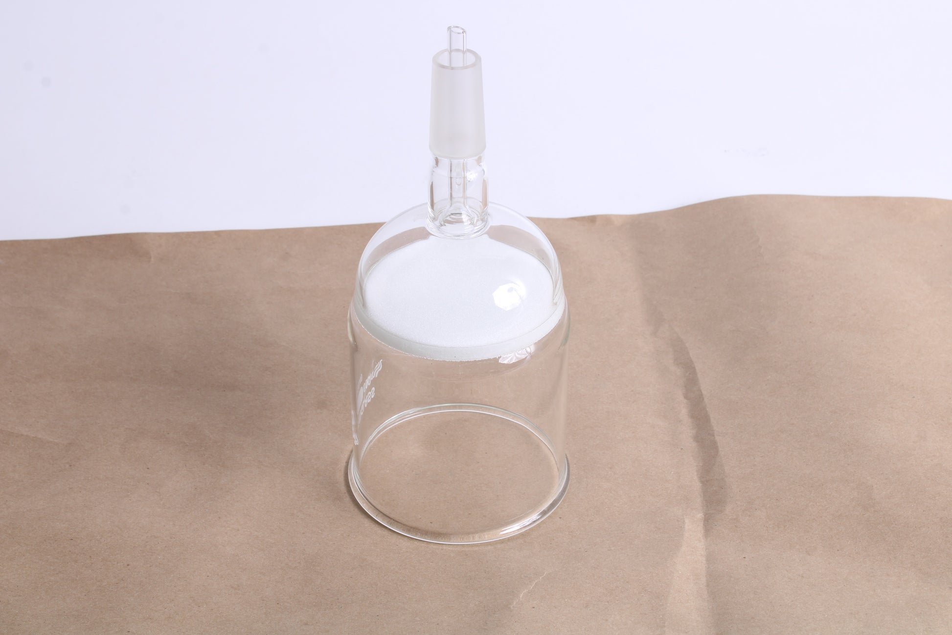 Chemglass 600mL Filter Funnel Buchner 24/40 Lower Vacuum Coarse Frit C ...