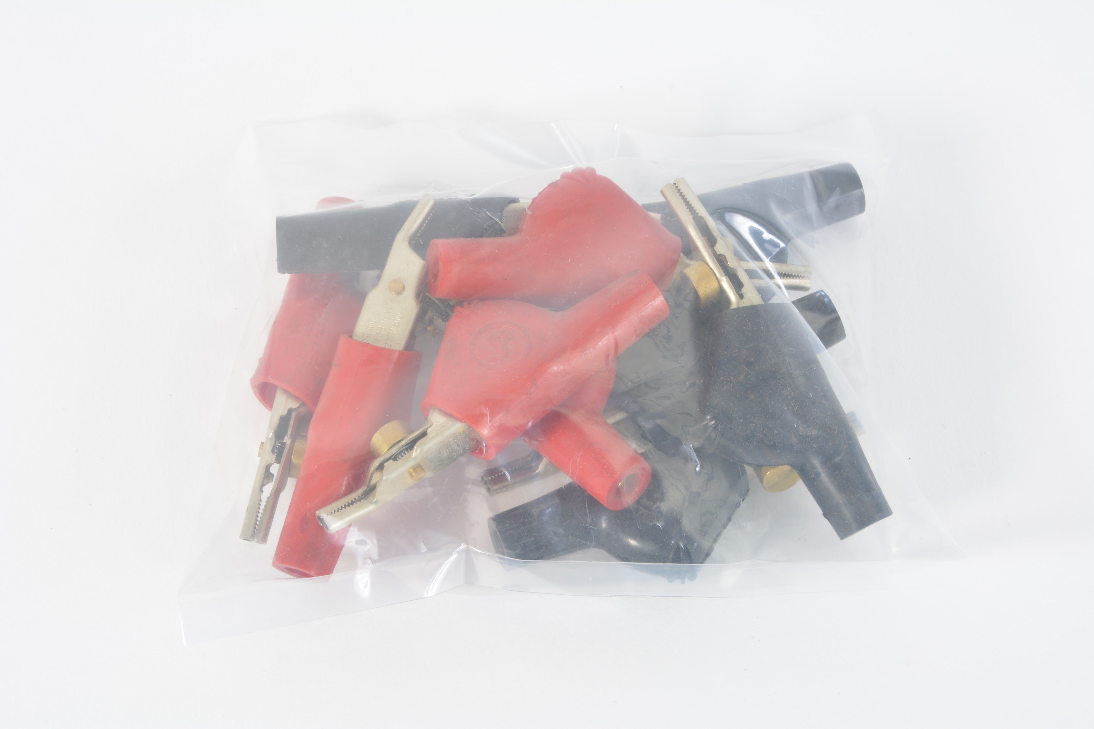 JS Popper Bed of Nails Clips, 5X Pairs Black / Red Alligator Clamps Lo ...