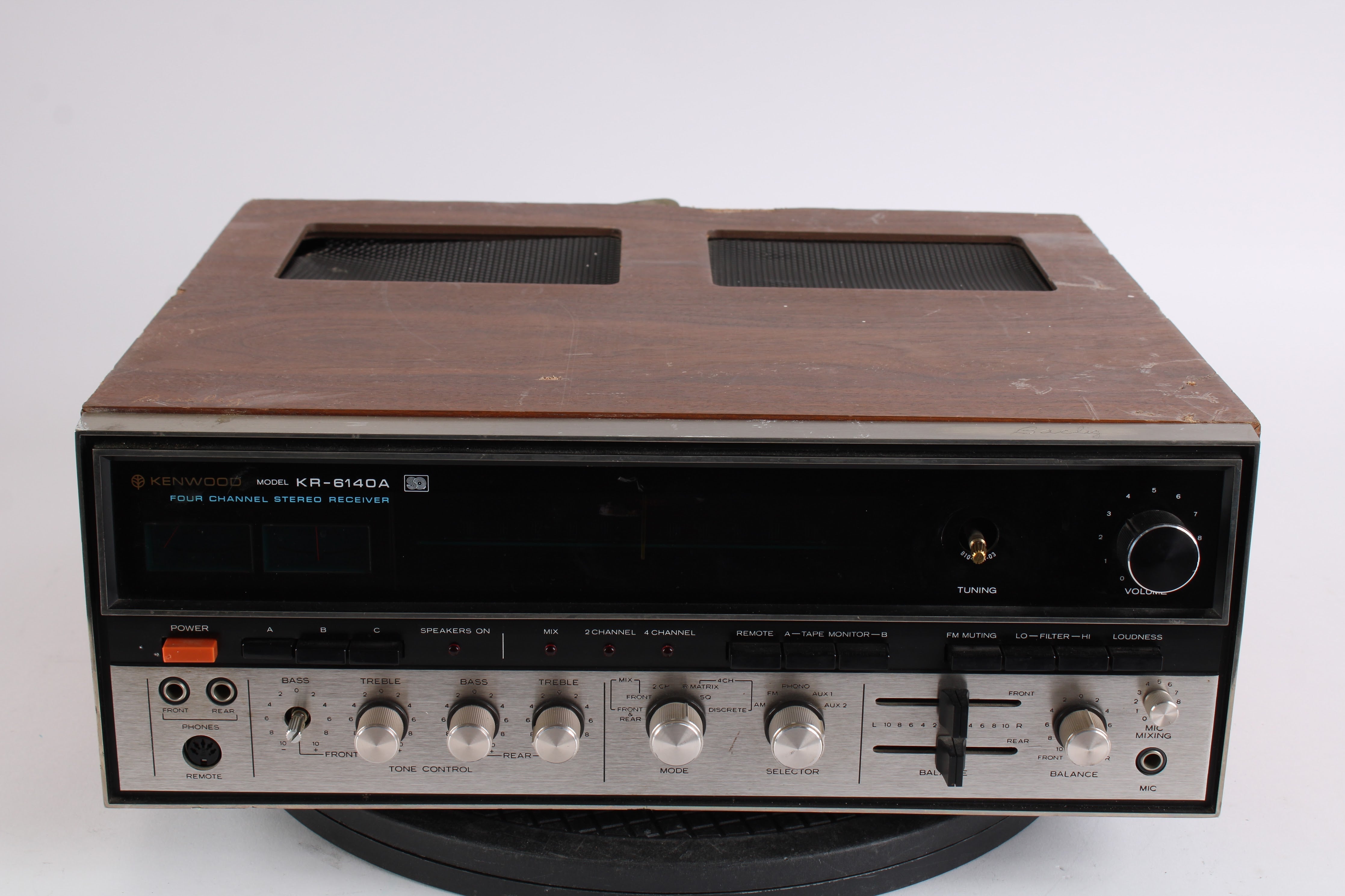 Kenwood KR-6140A AM/FM 4-Channel Tuner Amplifier Receiver – NTC Tech