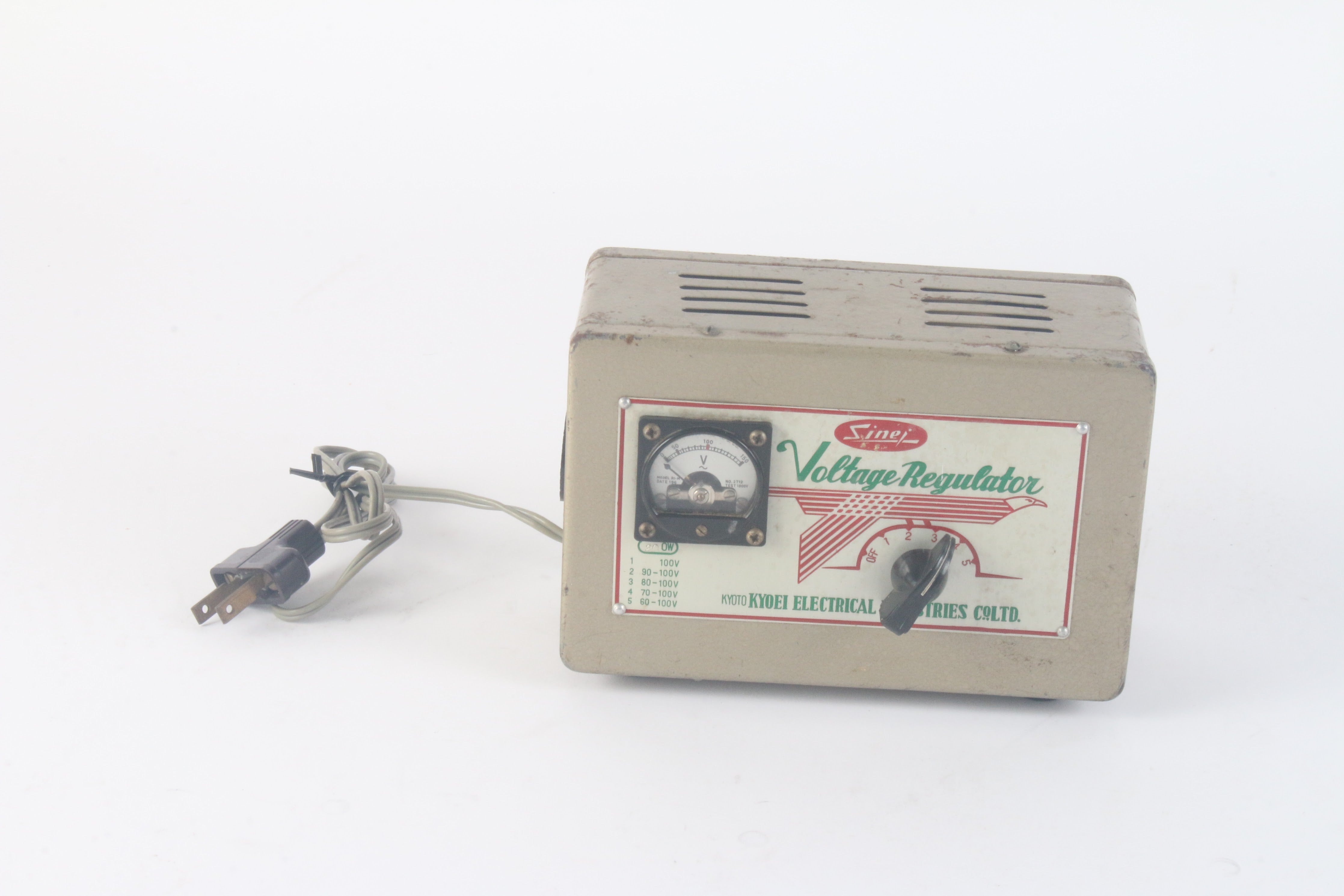 Kyoto Kyoei Electrical Sinei Voltage Regulator – NTC Tech